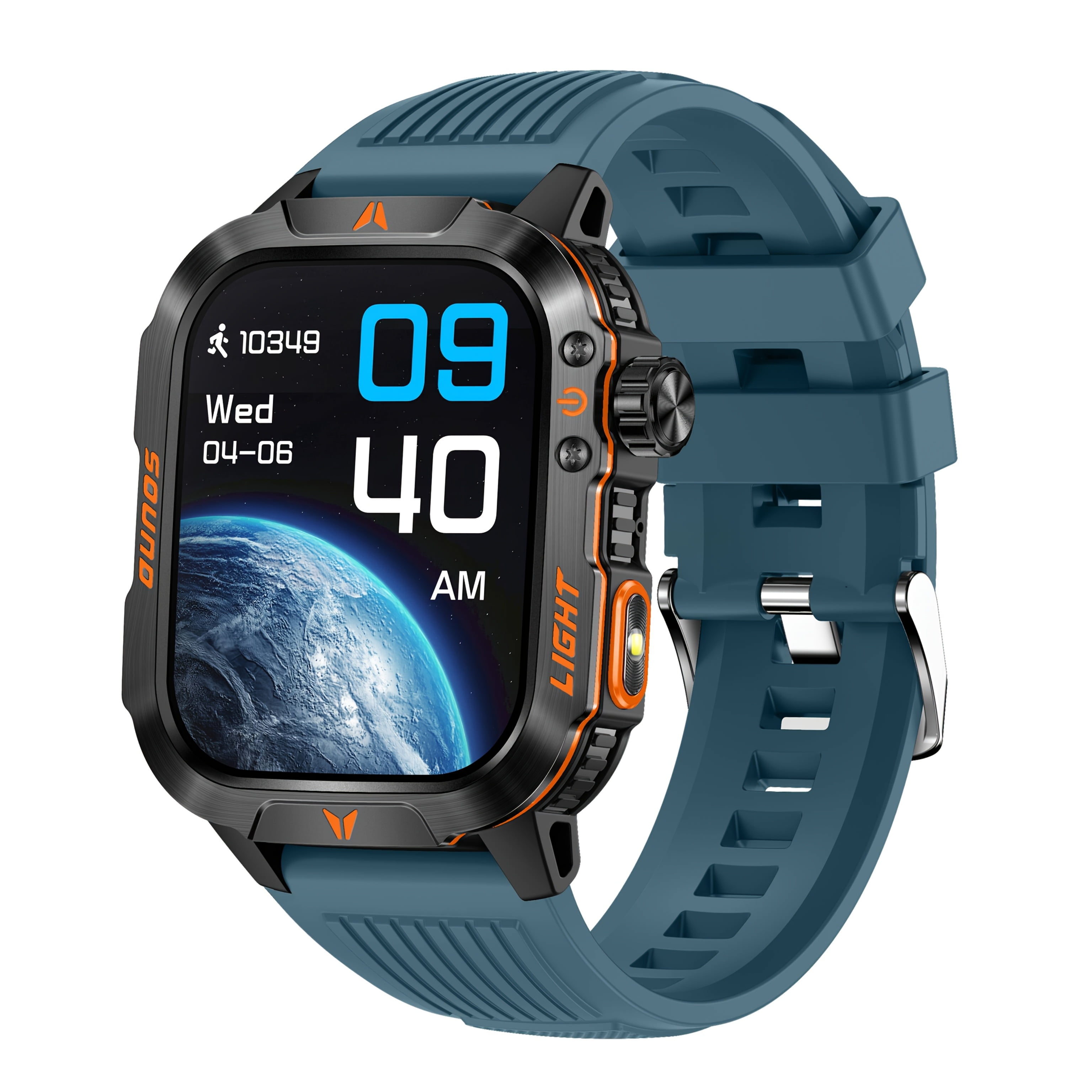 Men’s Tactical Smartwatch - 2.01" HD Touchscreen, Fitness/Sleep Tracker ...