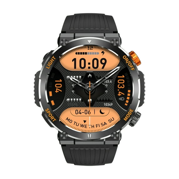 Men's Tactical Smartwatch with Call Function - Wireless 5.3, 450mAh ...