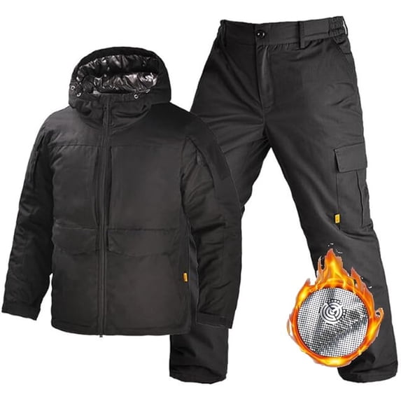 Men’s Tactical Uniforms Suit Winter Thermal Skiing Clothing Set ...