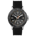 Men's Taft Street Watch, Black Silicone Strap - Walmart.com