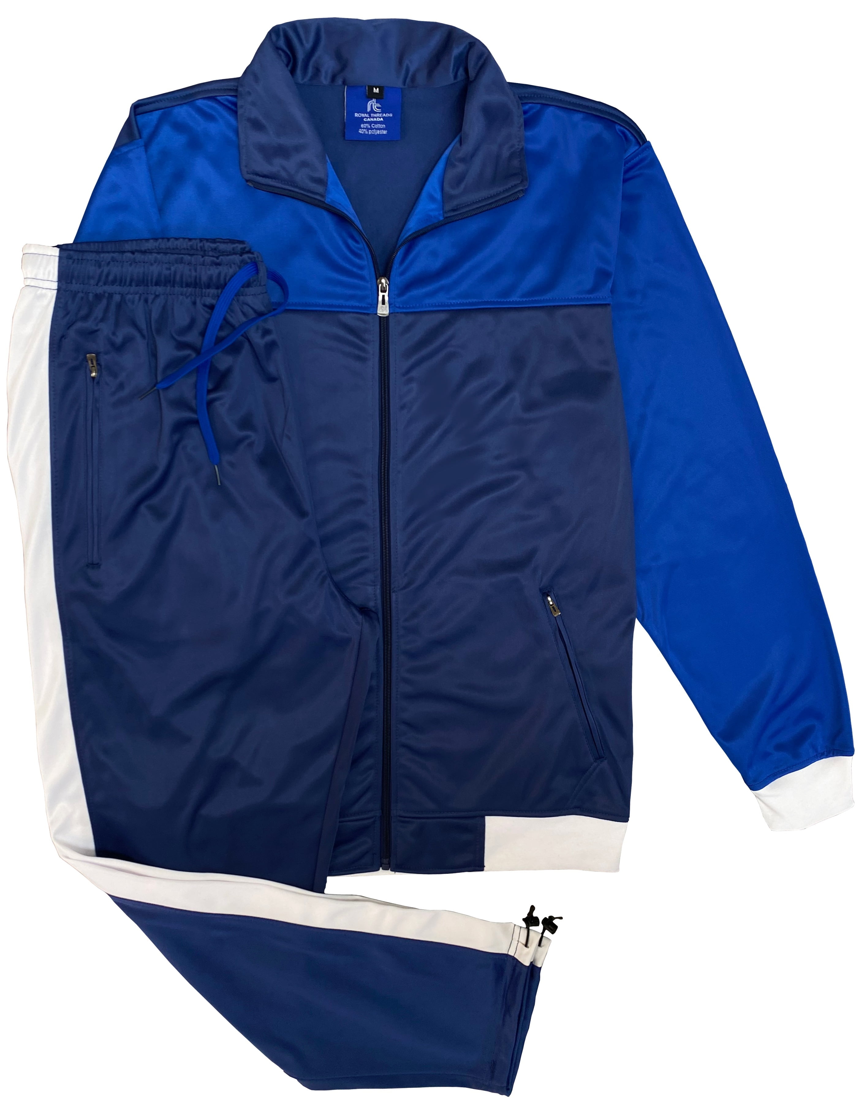 Men’s Tall Active Tracksuit 2-piece Outfit - Walmart.com