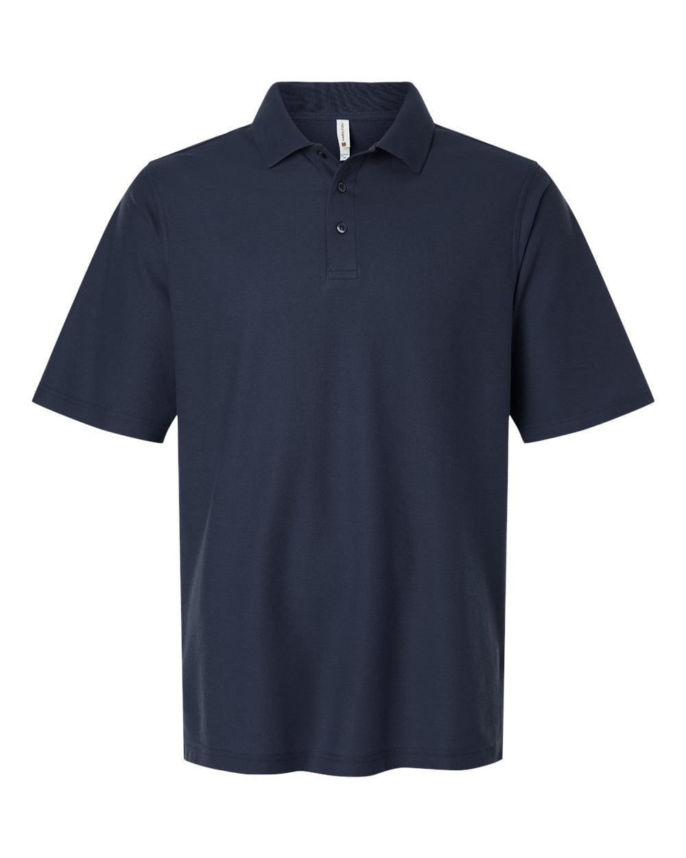 Harriton M105T Men's Tall Maverick CVC Pique Polo-Dark Navy-5XLT ...