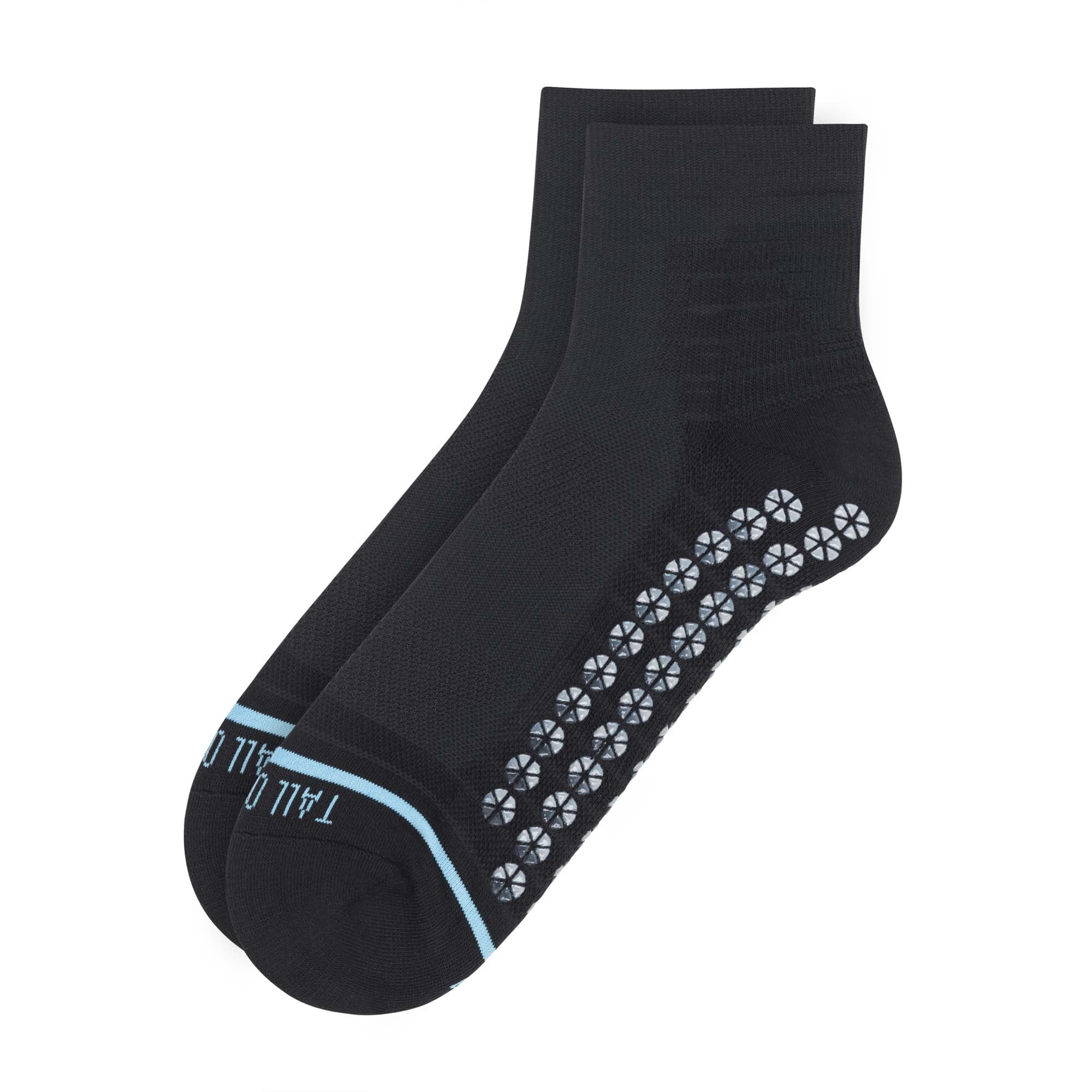 Men's Tall Order All Sport Performance Quarter Crew Gripper Socks ...
