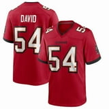 Men's Tampa Bay David 54 Red Sports Player Game Stitched Name Number T ...