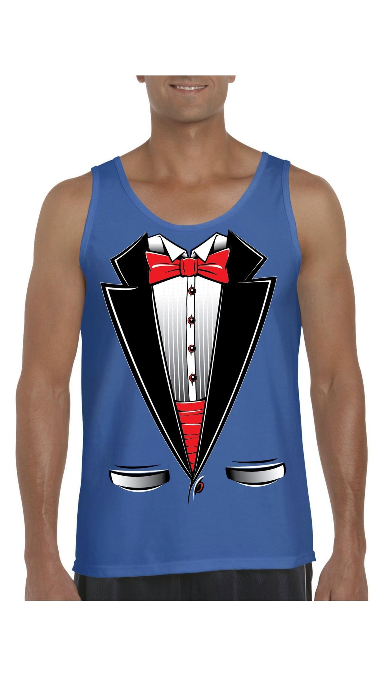 Men's Tank Top for Men - Tuxedo Prom Costume - Walmart.com