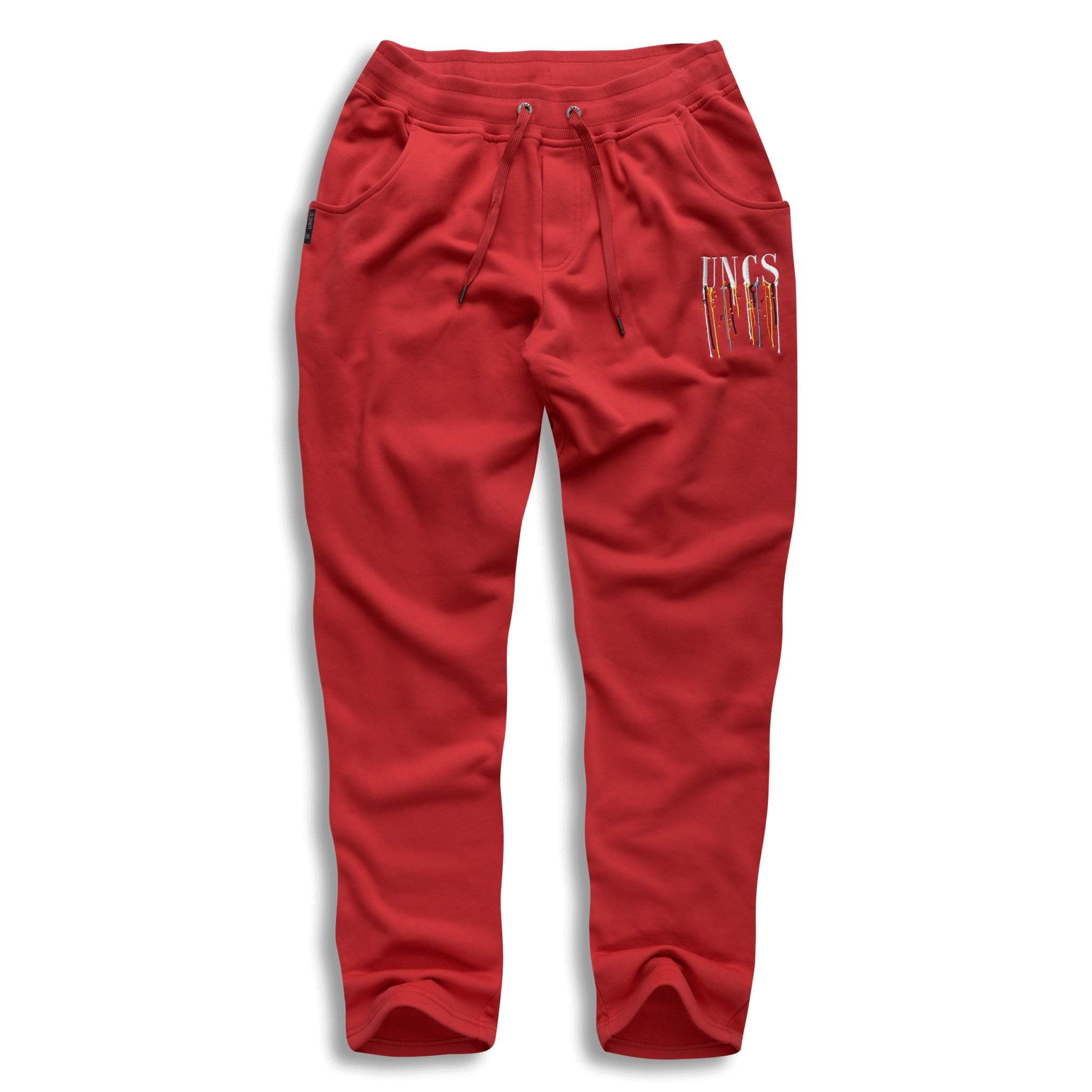 Men's Tapered Sweat Pants with Splash Design, Male, UNCS - Unlimited ...