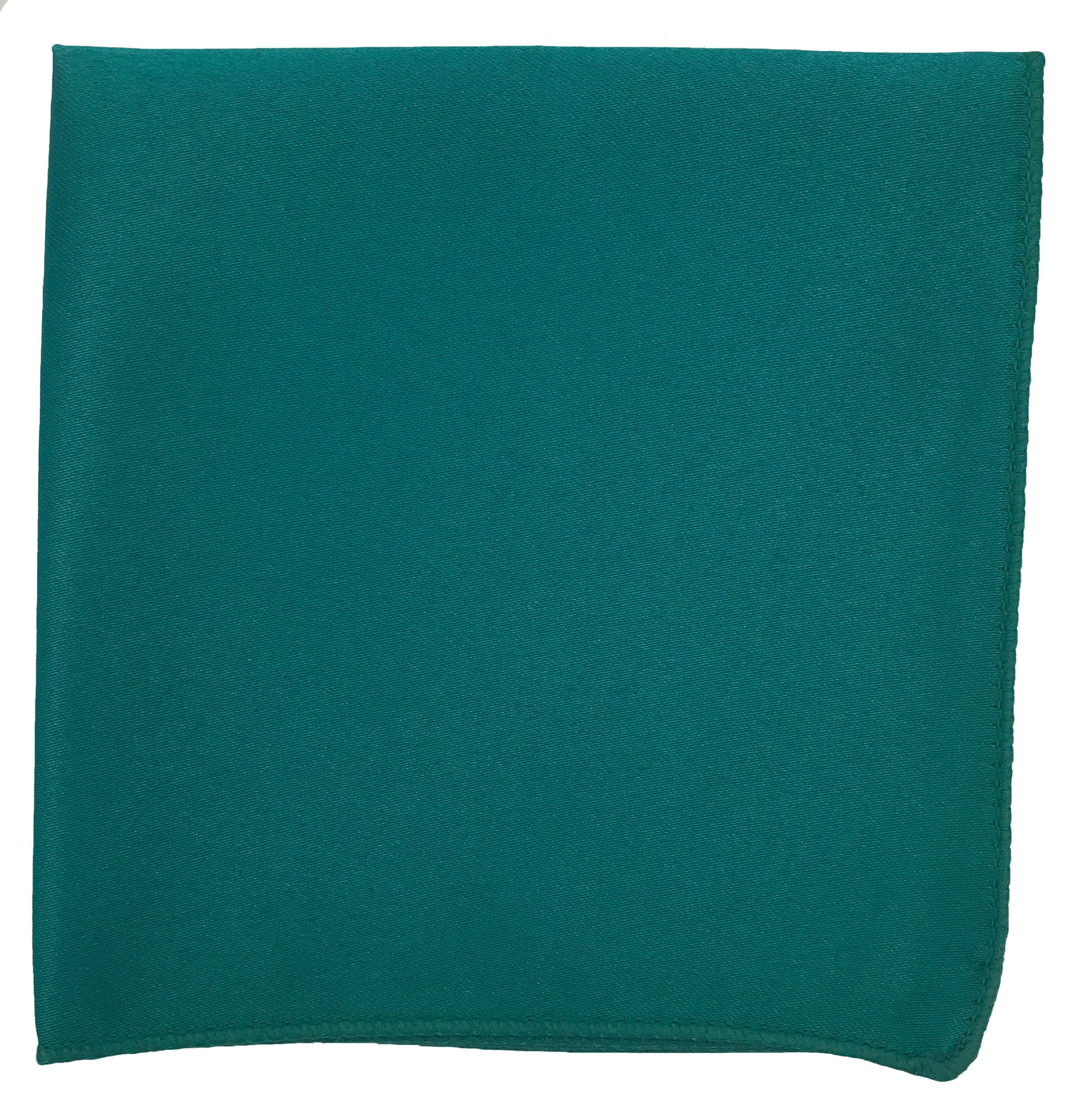 Men’s Teal Formal Satin Pocket Square in a Variety of Colors by Spencer ...