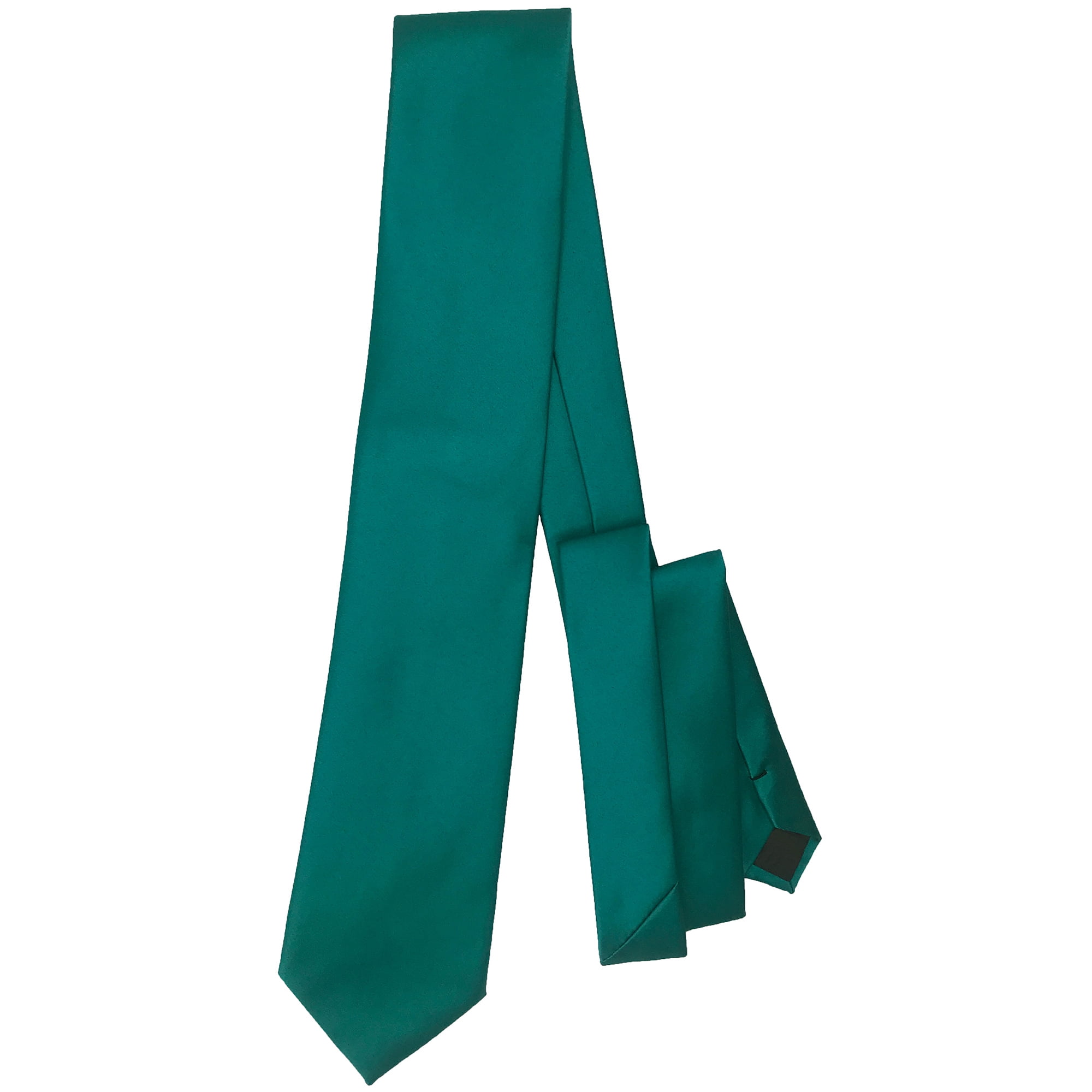Men’s Teal Formal Satin Self-Tie Skinny Tie in a Variety of Colors by ...