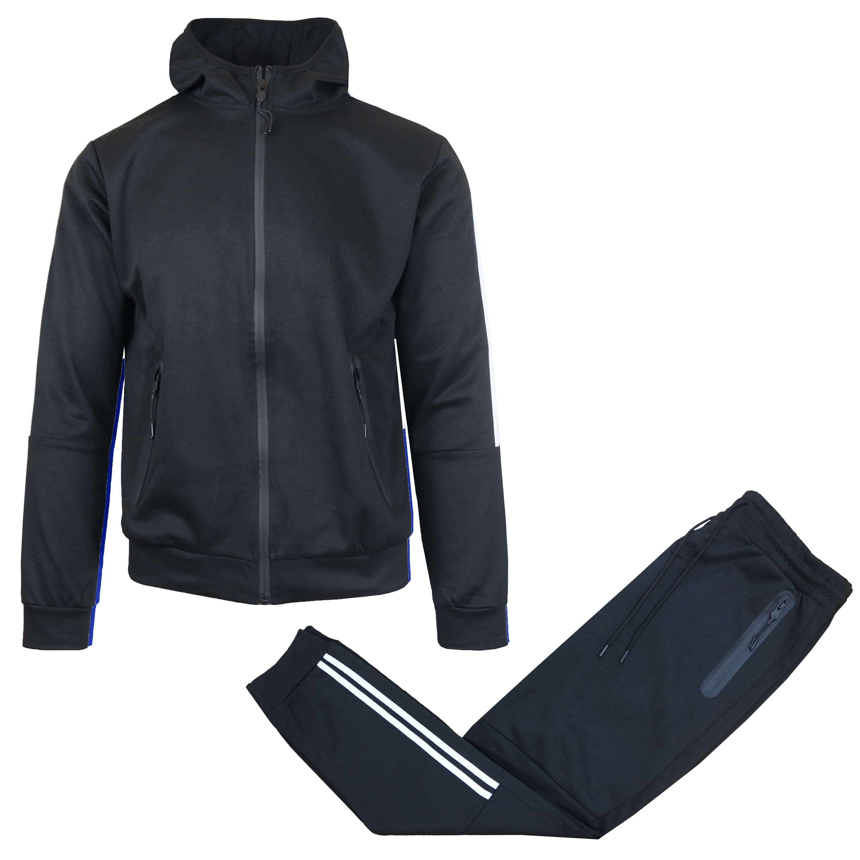 Men's Tech Fleece Full Zip Tracksuits 2 Piece Sets Athletic Jogging ...