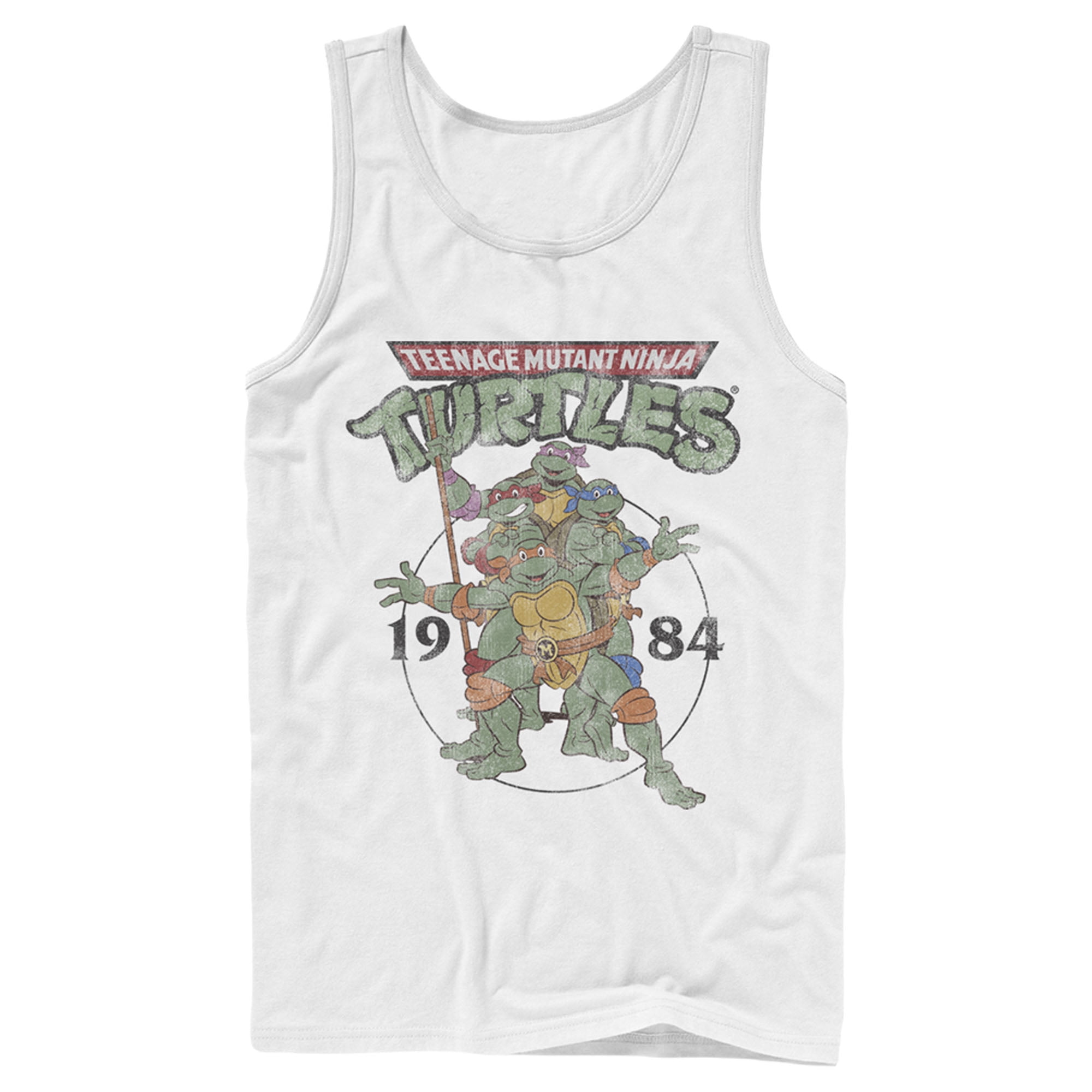Teenage Mutant Ninja Turtles Men's Graphic Tank Top, TMNT 1984 Heroes ...
