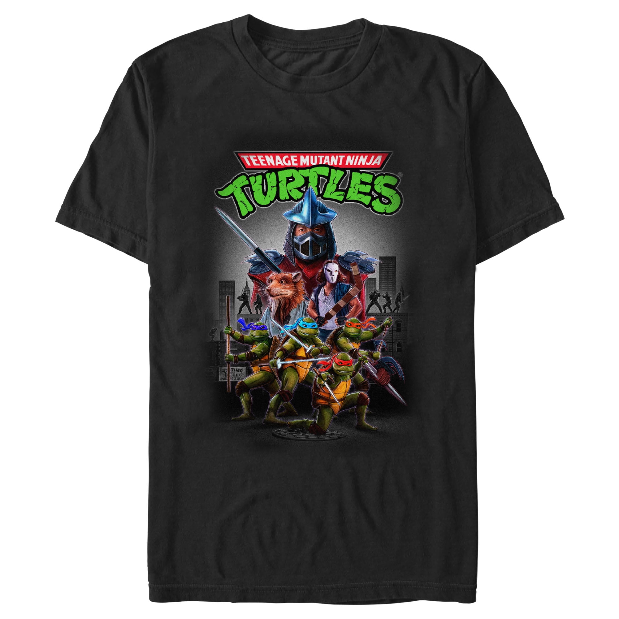 Men's Teenage Mutant Ninja Turtles Classic Artwork Graphic T-Shirt ...
