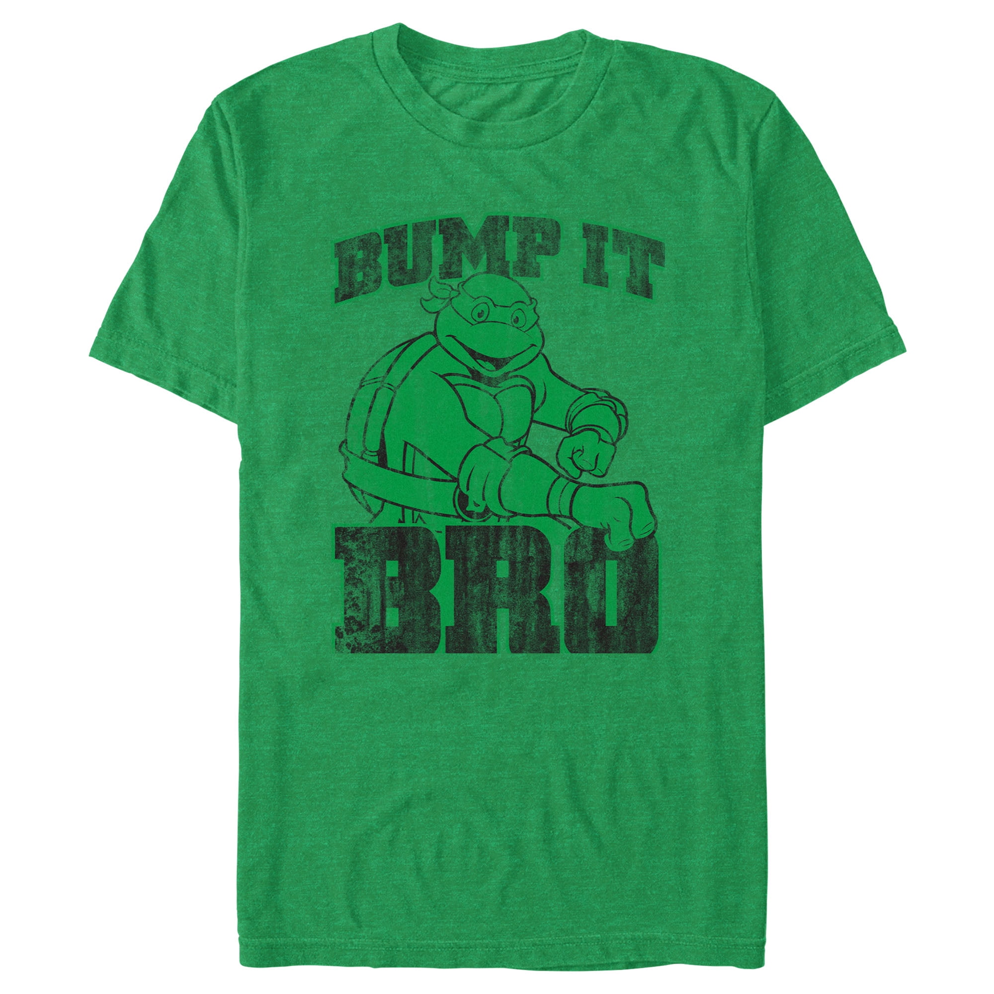 Men's Teenage Mutant Ninja Turtles Distressed Leonardo Bump It Bro ...