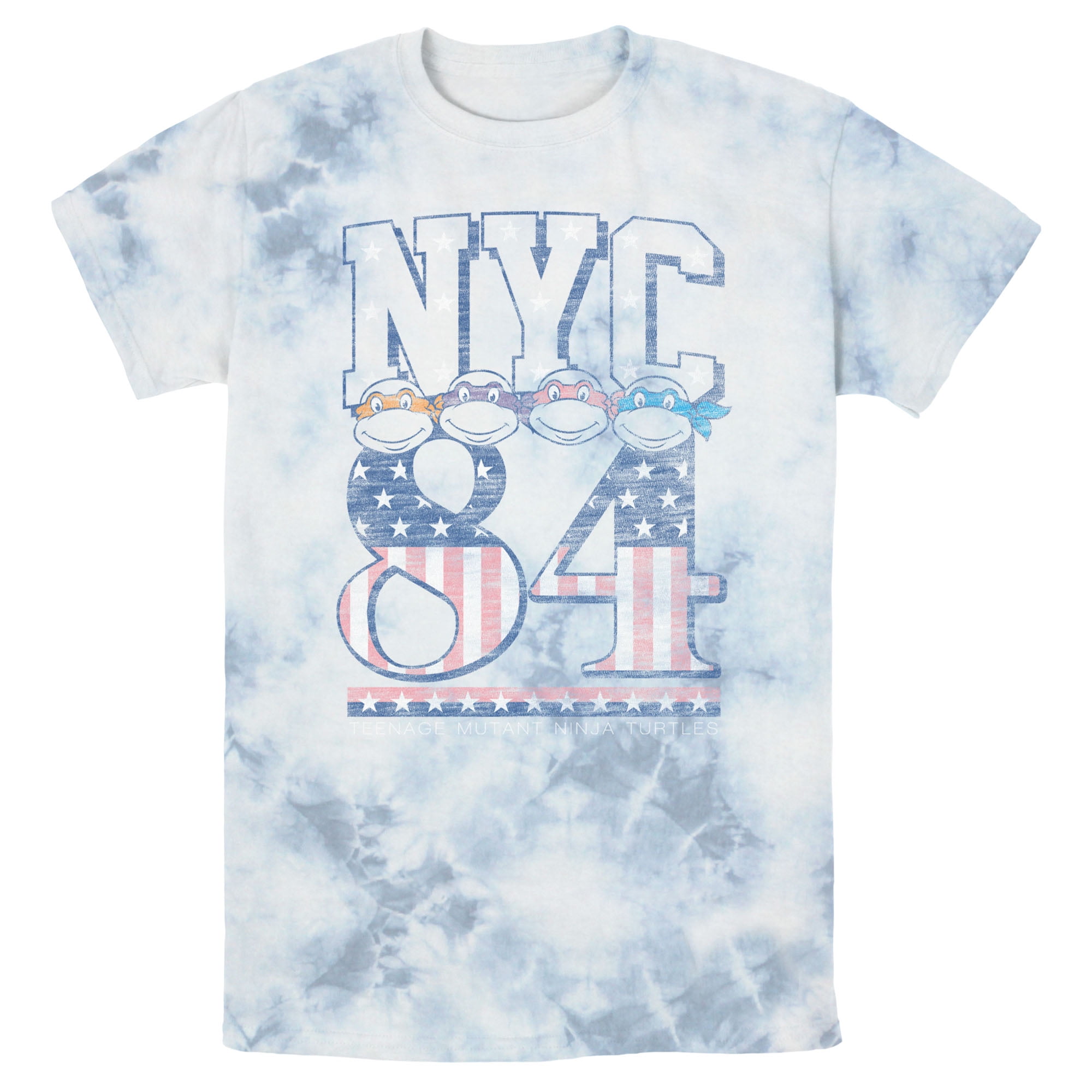 Men's Teenage Mutant Ninja Turtles Patriotic NYC 84 Graphic Tee White ...