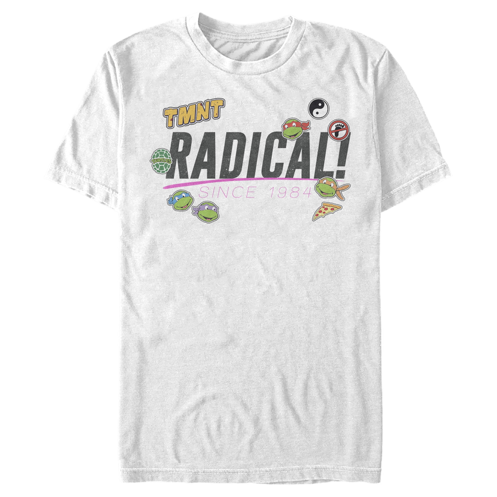 Men's Teenage Mutant Ninja Turtles Radical Since 1984 Graphic Tee White ...