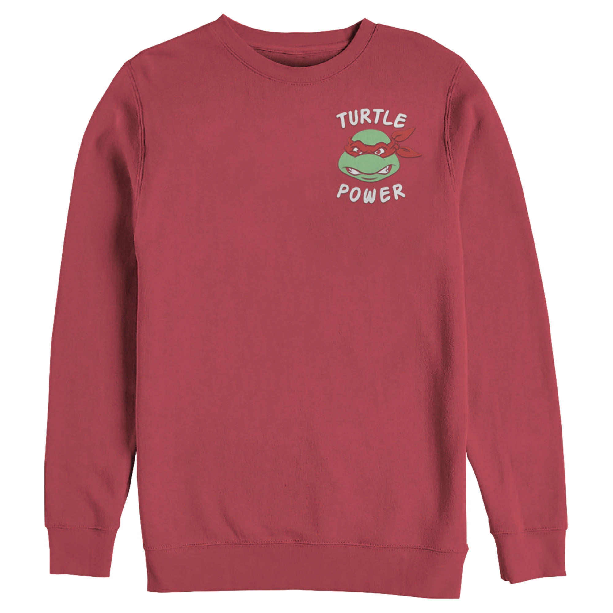 Men's Teenage Mutant Ninja Turtles Raphael Turtle Power Sweatshirt Red ...