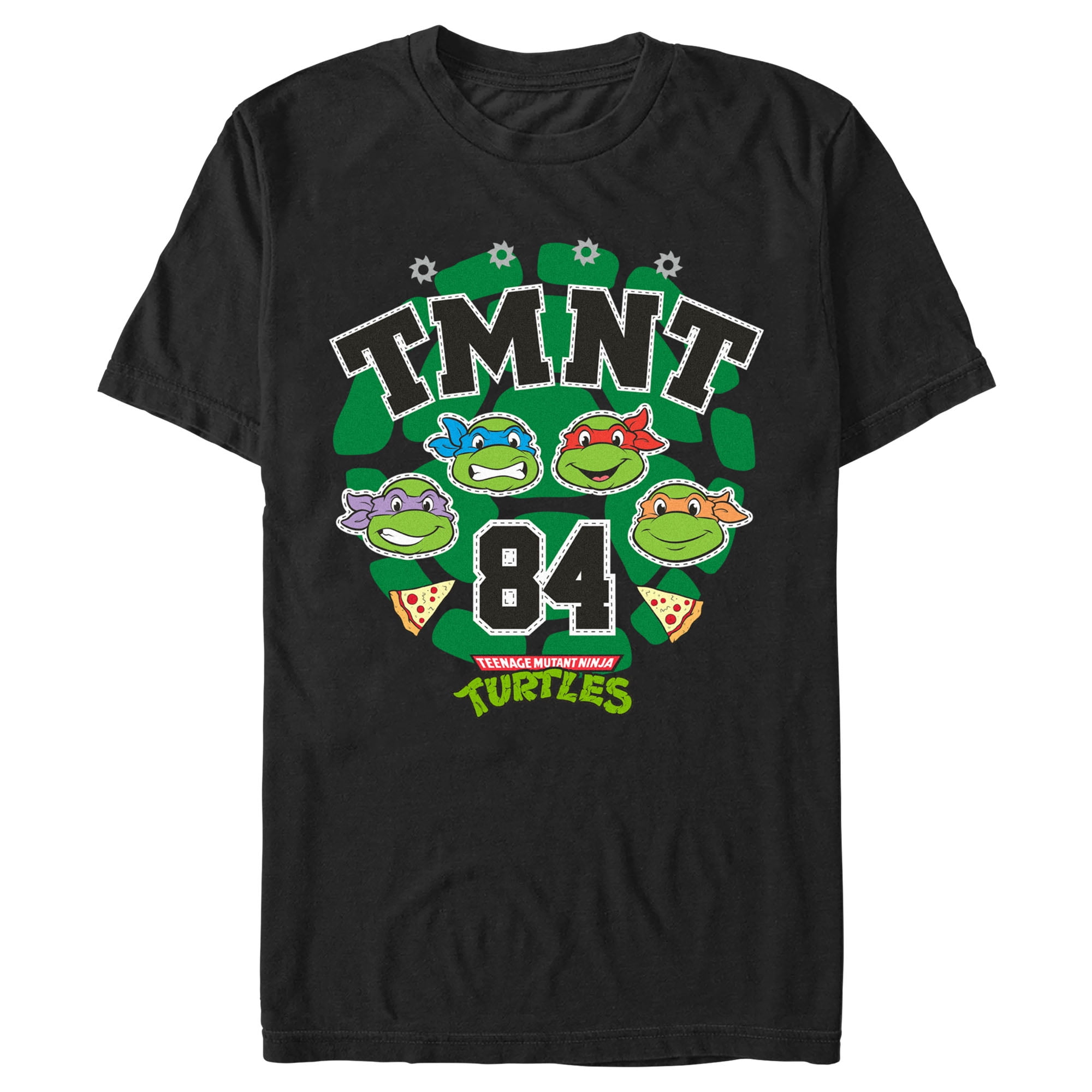 Men's Teenage Mutant Ninja Turtles Varsity TMNT 84 Heroes Graphic Tee ...