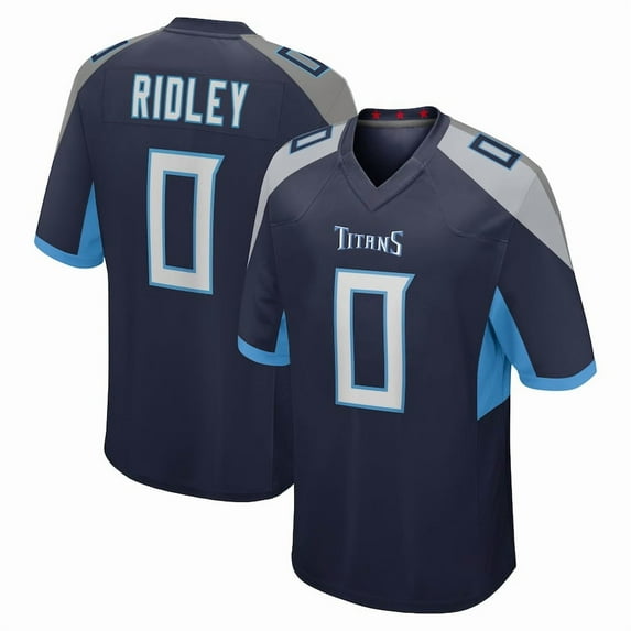 Men's Tennessee Ridley 0 Navy Sports Player Game Stitched Name Number T ...