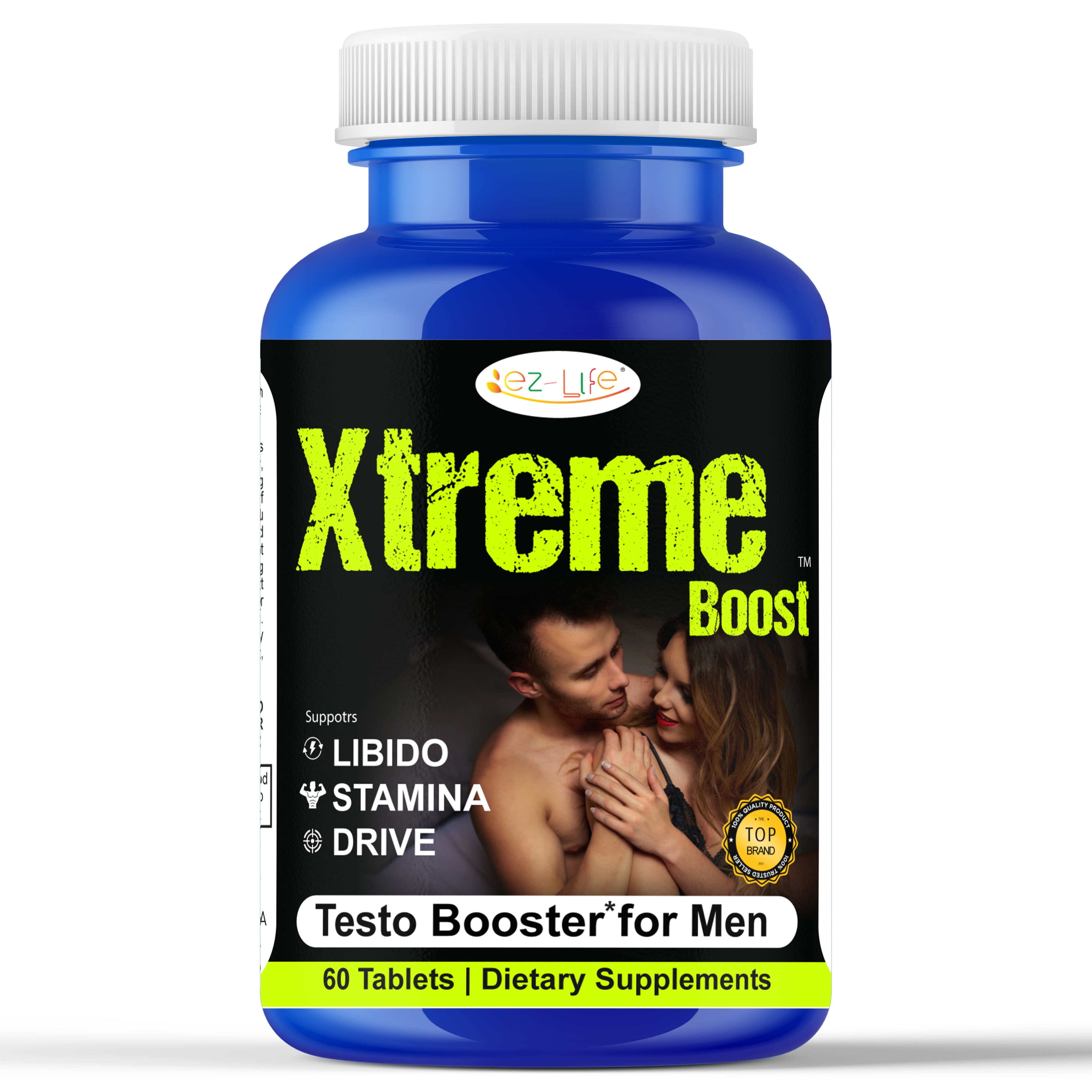 Mens Testosterone Booster Supplement Natural Muscle Builder Pills
