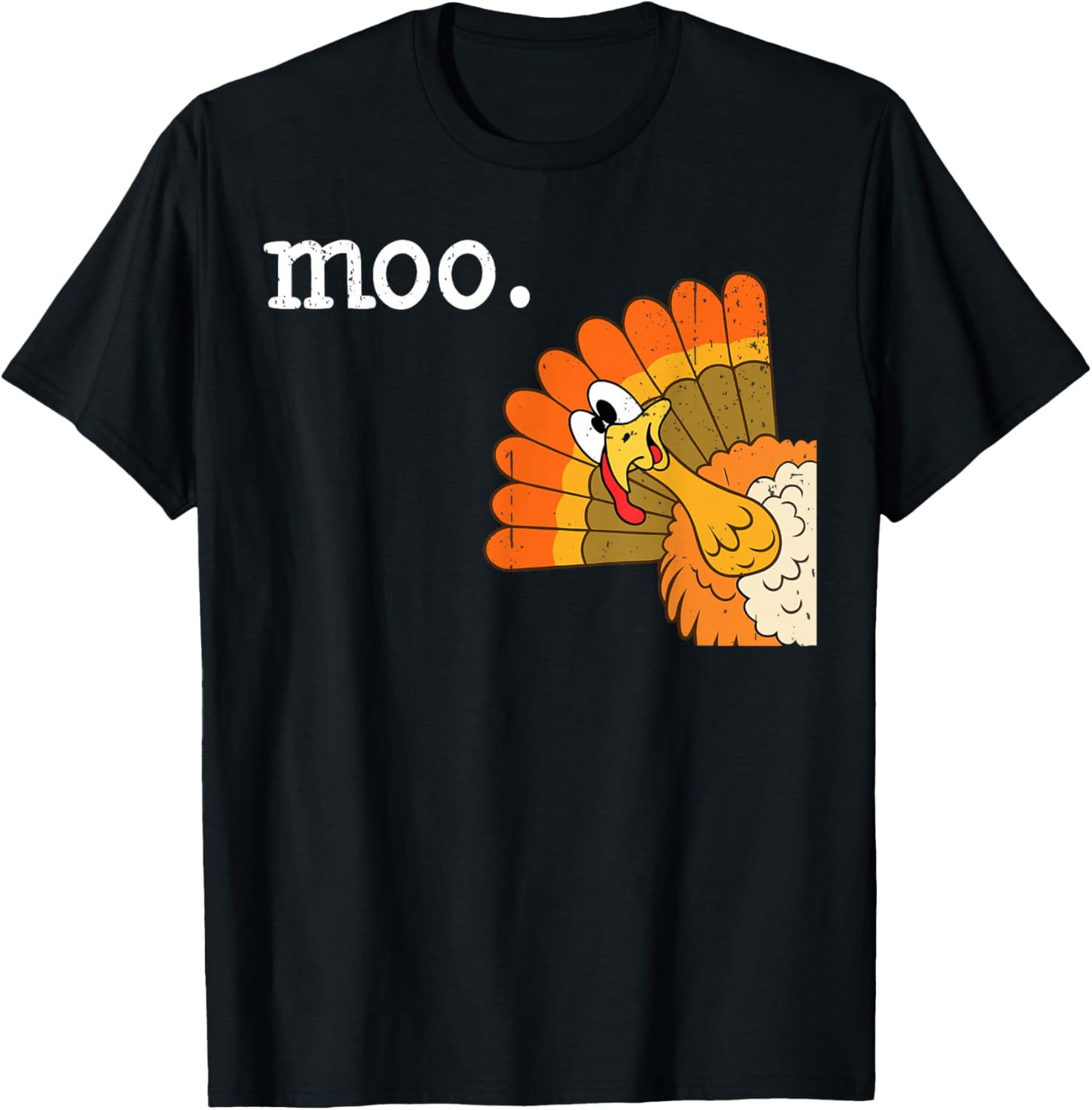 Men’s Thanksgiving T-Shirt Funny Turkey Graphic Tee Fall Holiday Top ...