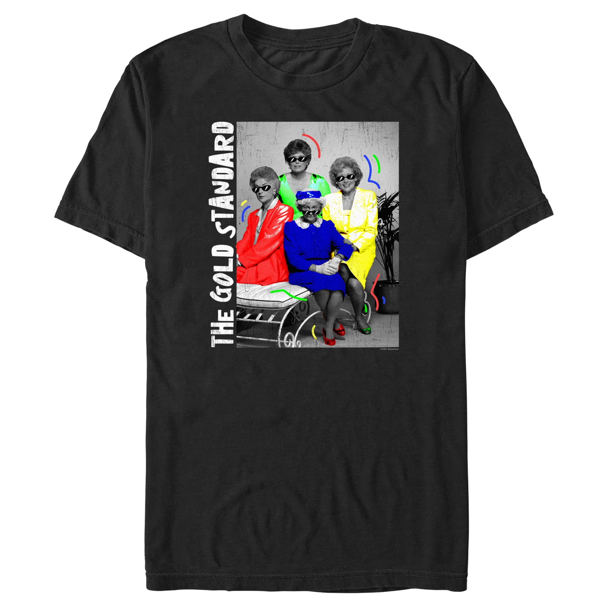 Men's The Golden Girls Cool Gal Gold Standard Graphic T-Shirt - Walmart.com