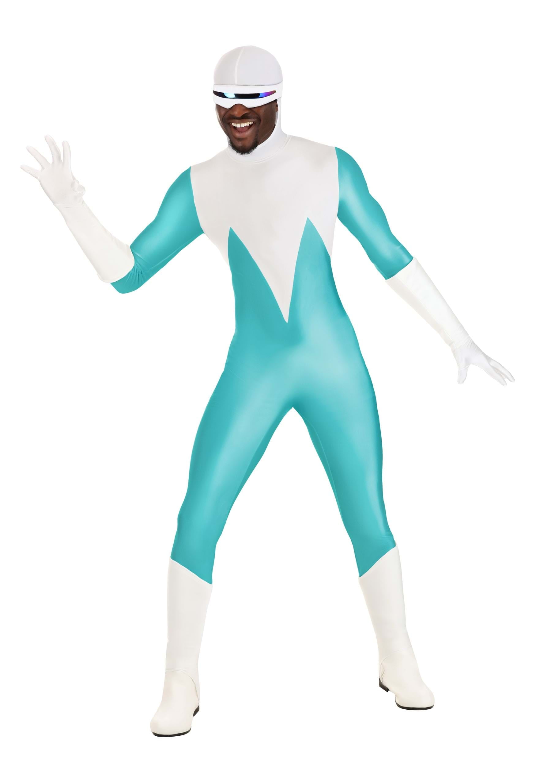 Men's The Incredibles Deluxe Frozone Costume - Walmart.com