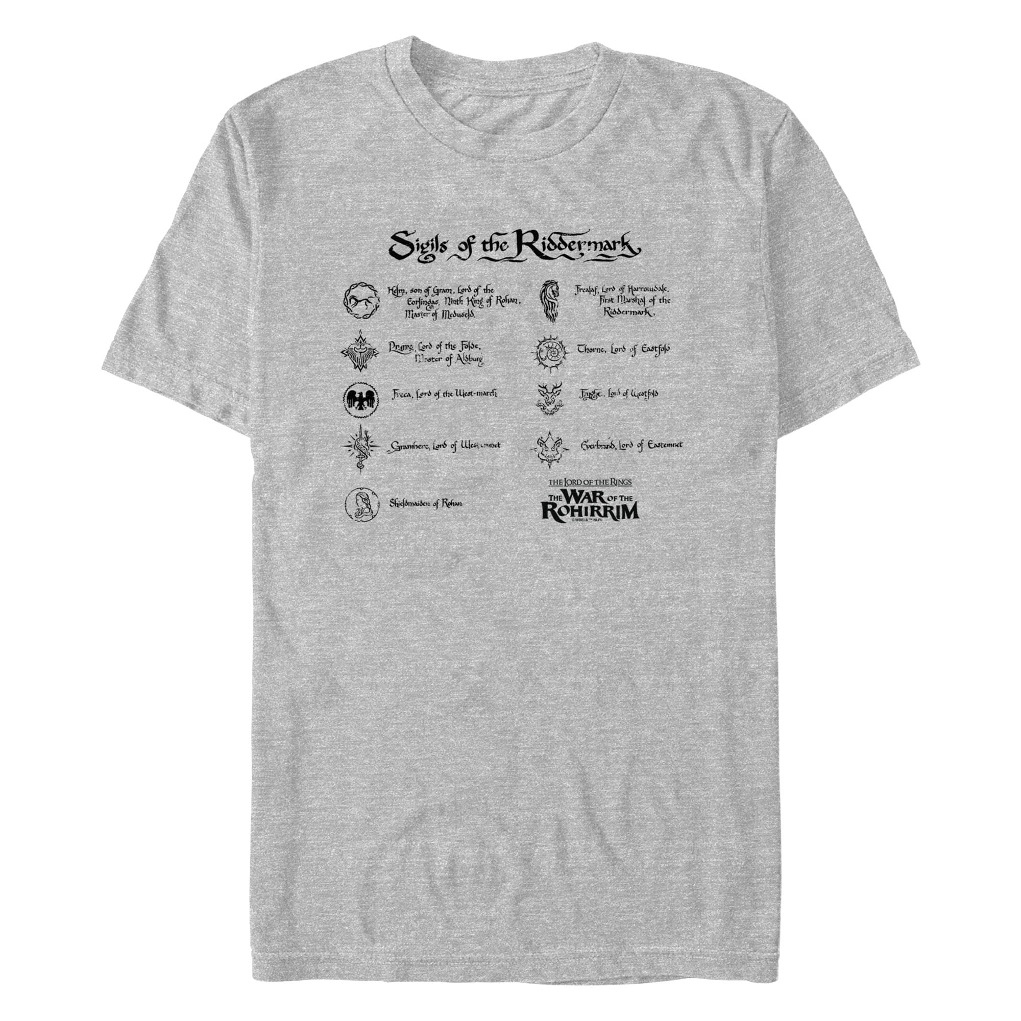 Men's The Lord of the Rings: The War of the Rohirrim Sigils of The ...