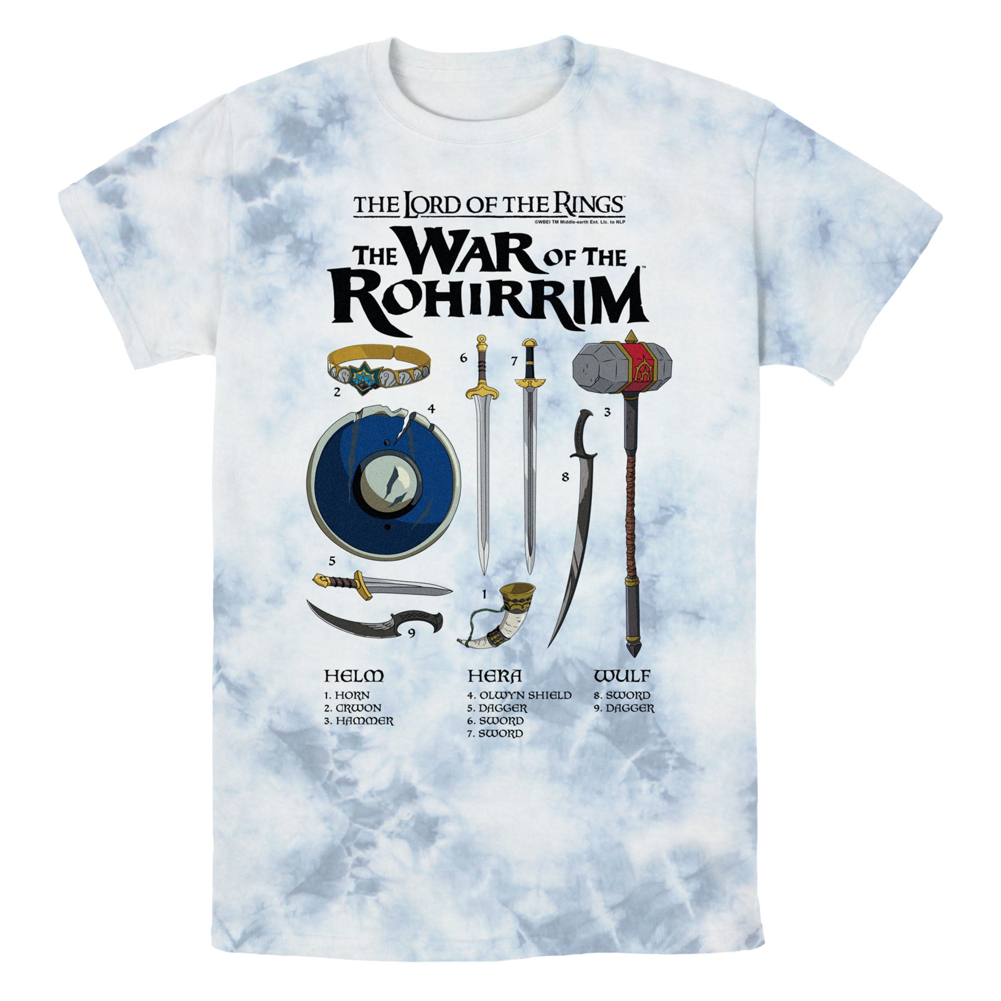 Men's The Lord of the Rings: The War of the Rohirrim Sword Chart ...