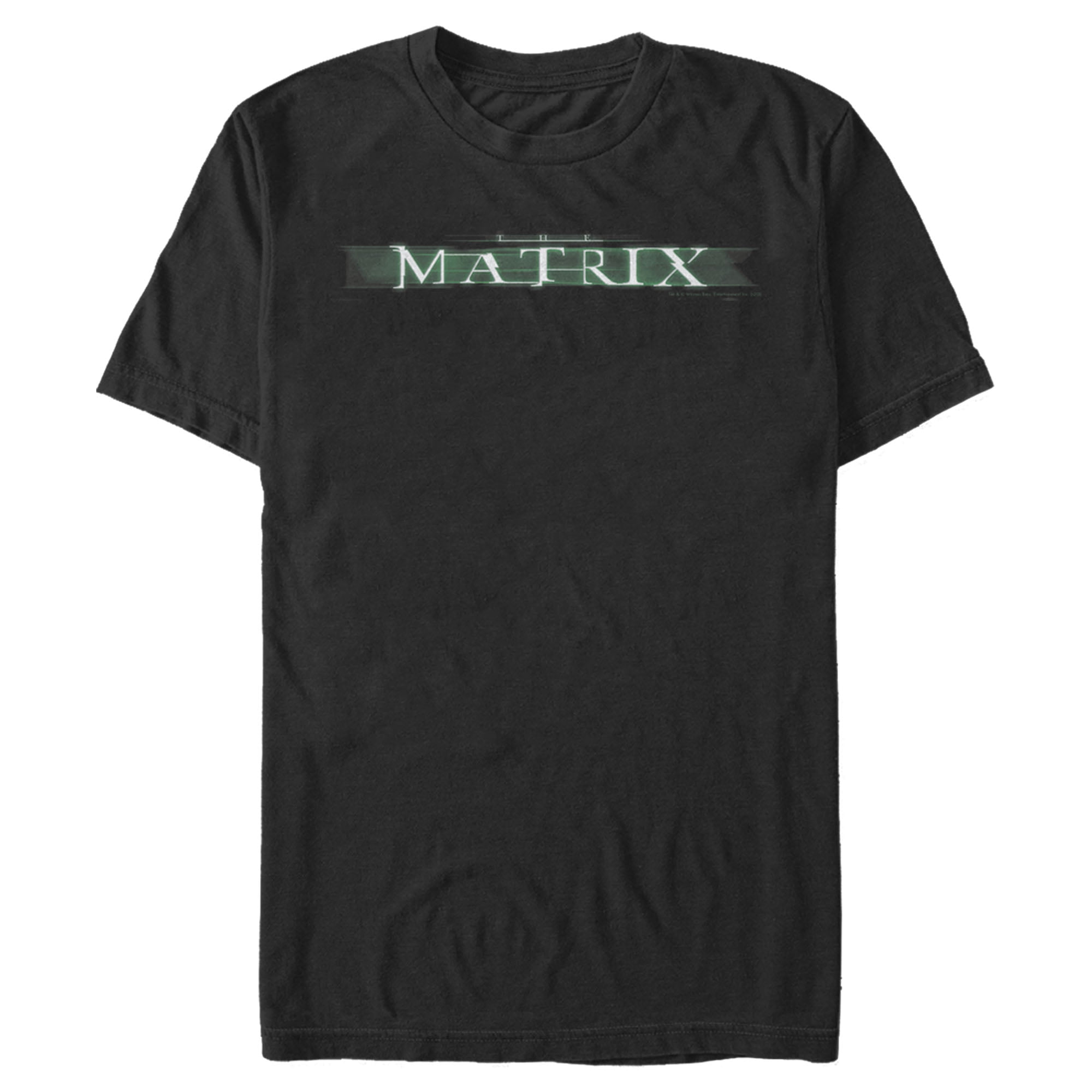 Men's The Matrix Movie Logo Graphic Tee Black Medium - Walmart.com