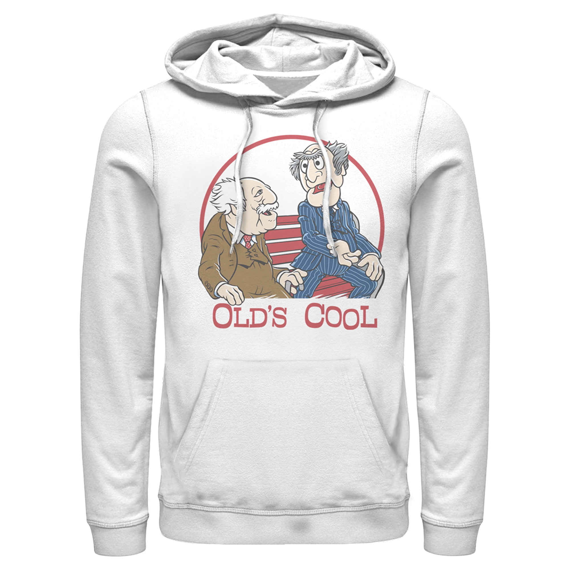 Men's The Muppets Old's Cool Pull Over Hoodie White 2X Large - Walmart ...