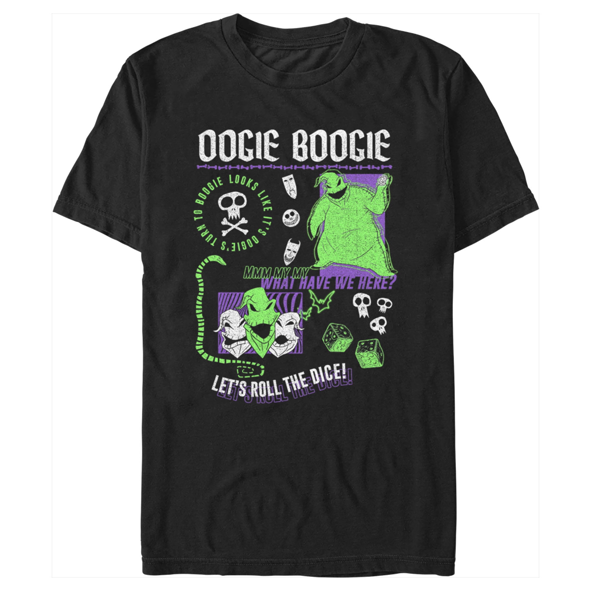 Men's Nightmare Before Christmas Oogie Boogie Distressed Graphic Tee ...
