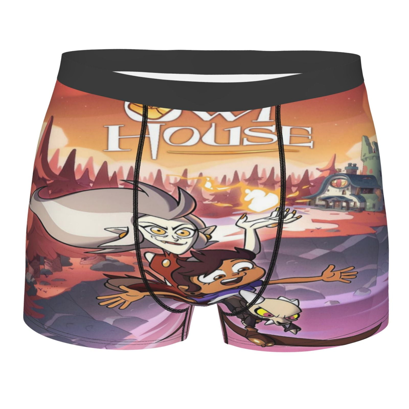 Men's The Owl Hou-s Boxer Briefs Soft Comfort Breathable Underwear ...