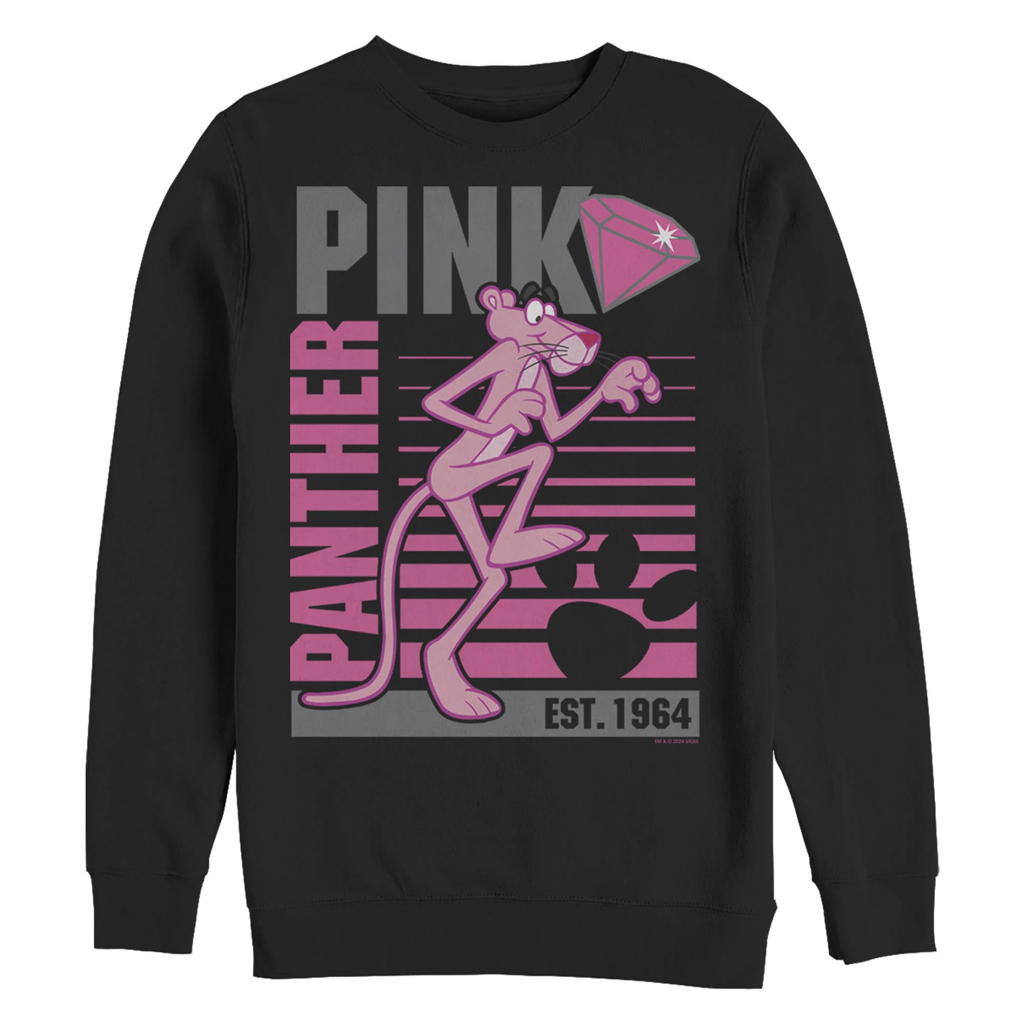 Men's The Pink Panther Diamond Est 1964 Sweatshirt - Walmart.com
