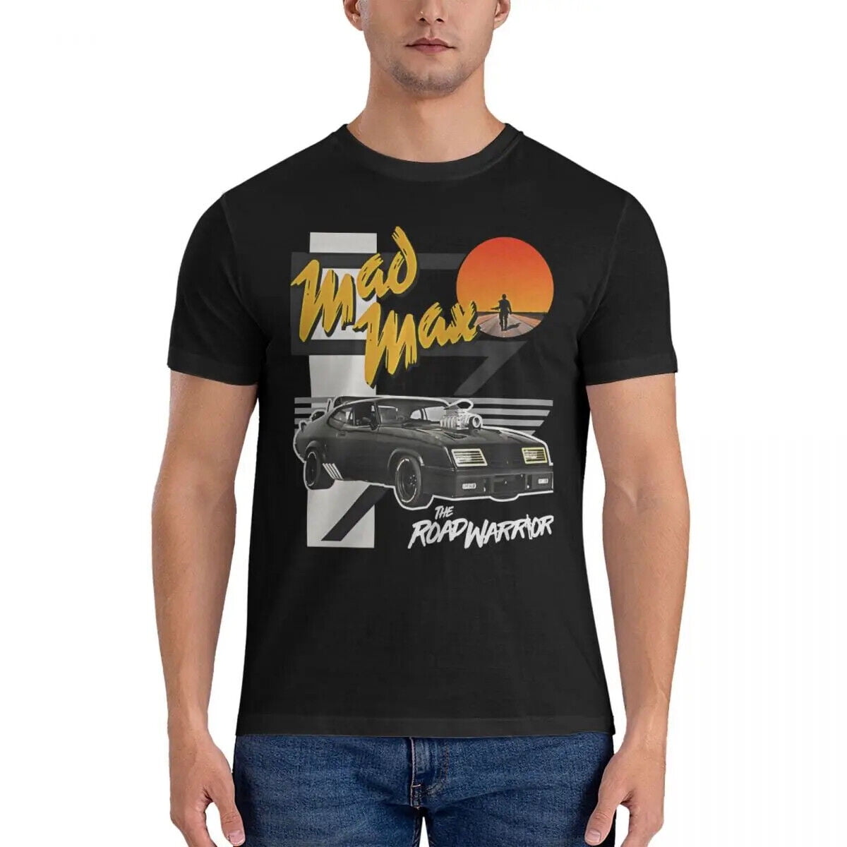Men's The Road Warrior V8 Interceptor T Shirt Mad Max Cotton Clothing ...