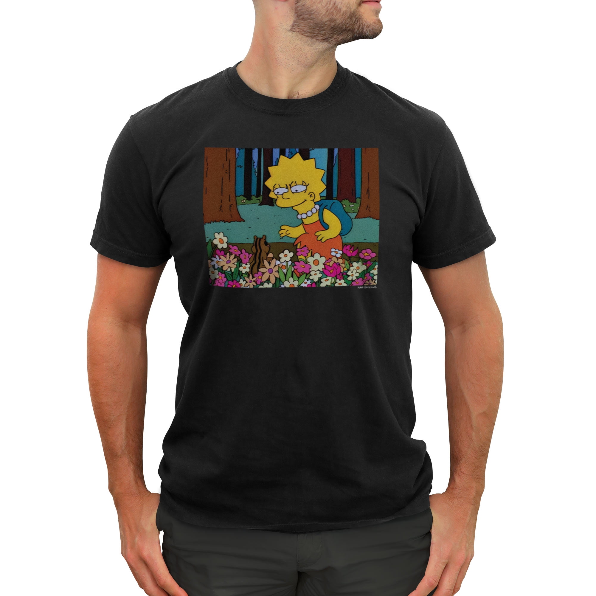 Men's The Simpsons Chipmunk Lisa Graphic T-Shirt - Walmart.com