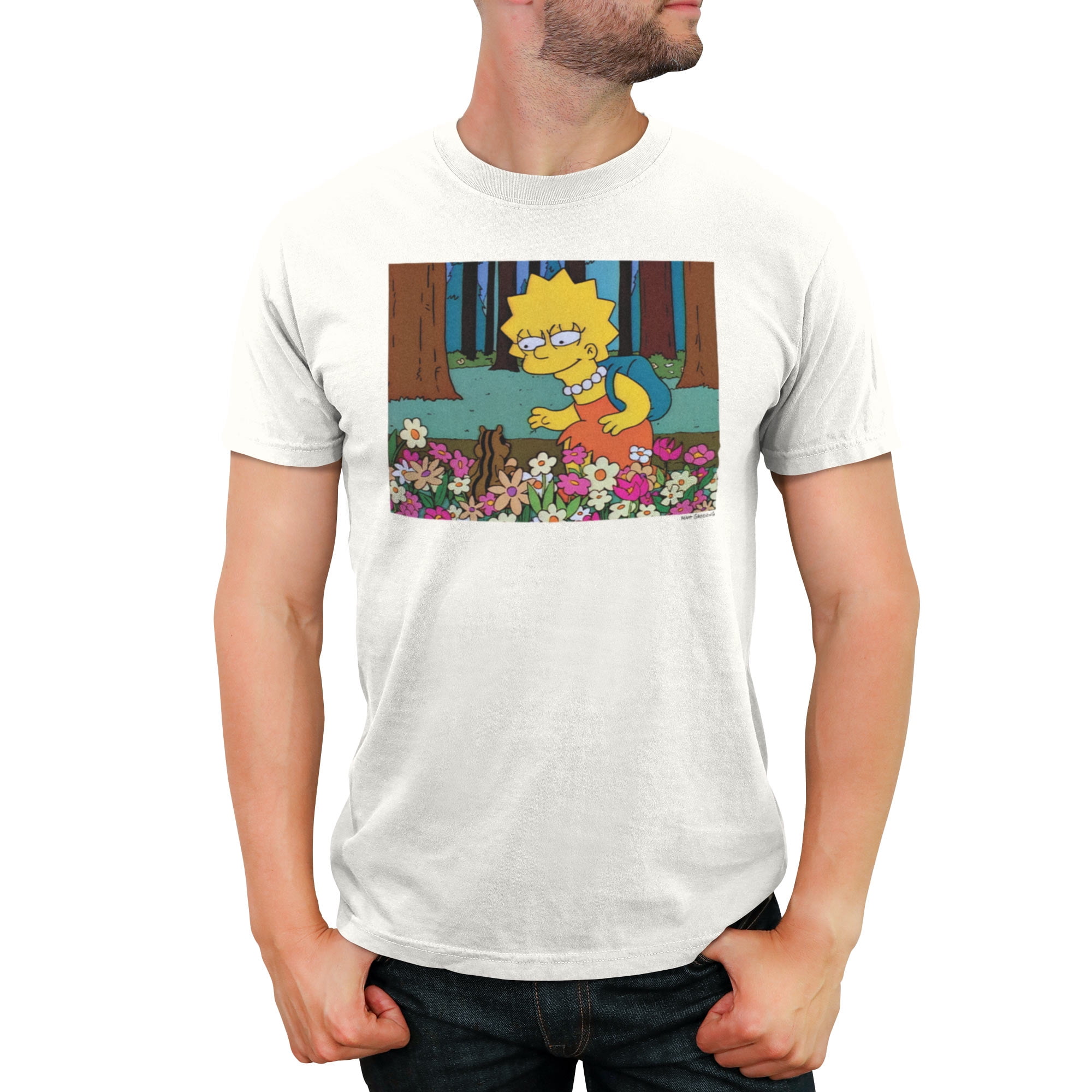 Men's The Simpsons Chipmunk Lisa Graphic T-Shirt - Walmart.com