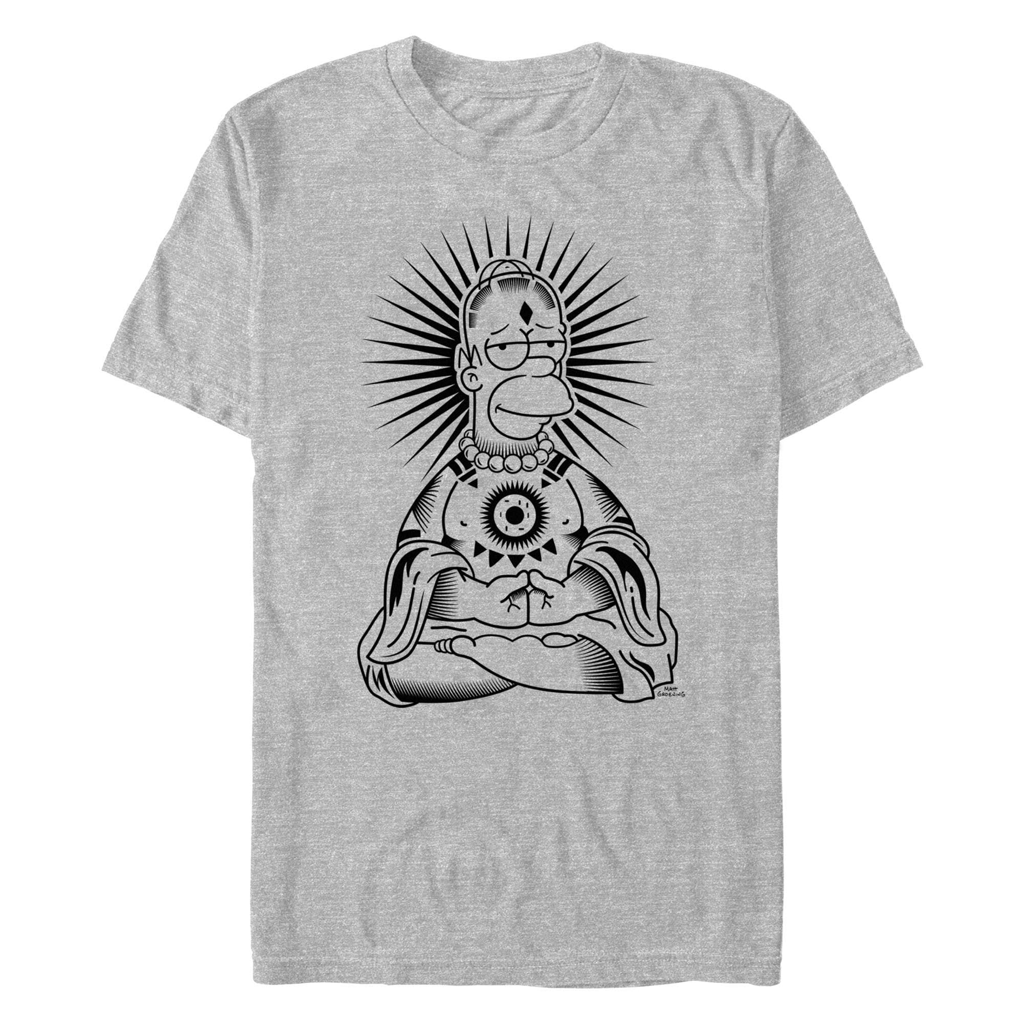 Men's The Simpsons Classic Zen Homer Graphic T-Shirt - Walmart.com