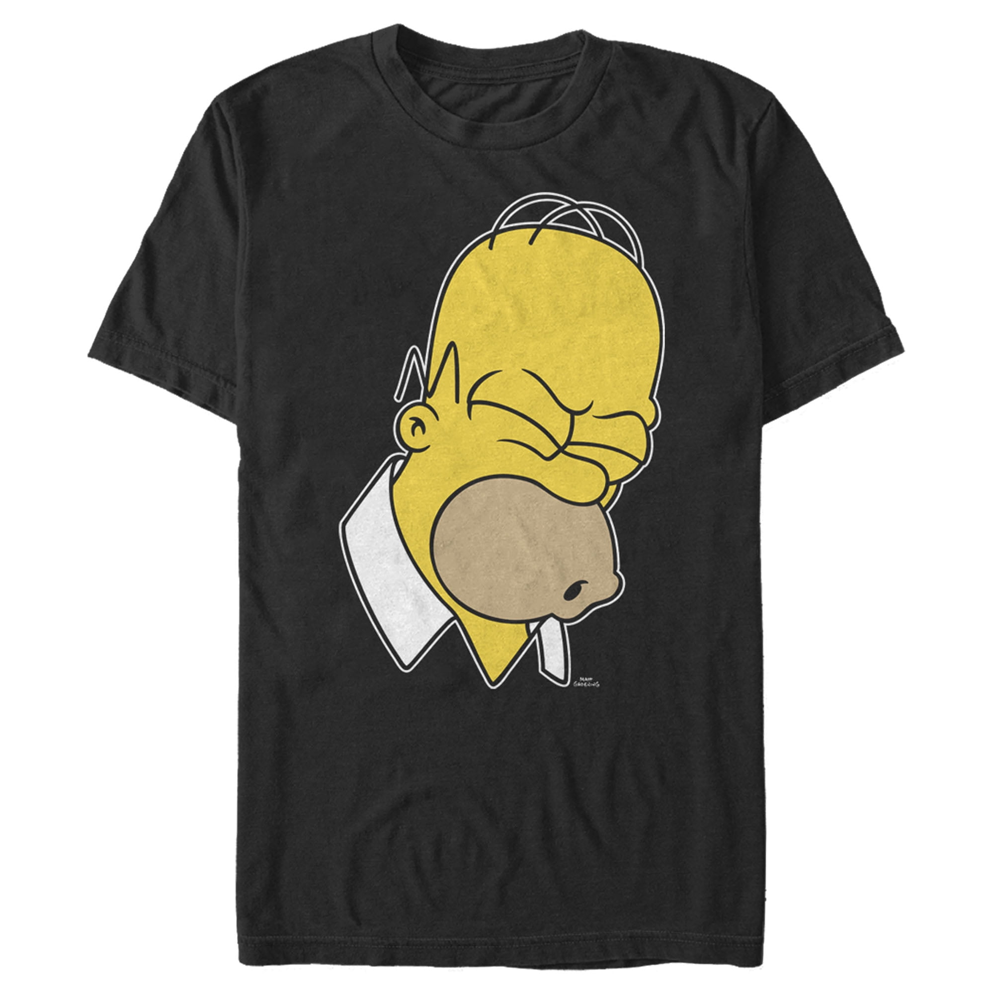 Men's The Simpsons Doh Homer Graphic Tee Black 3X Large - Walmart.com