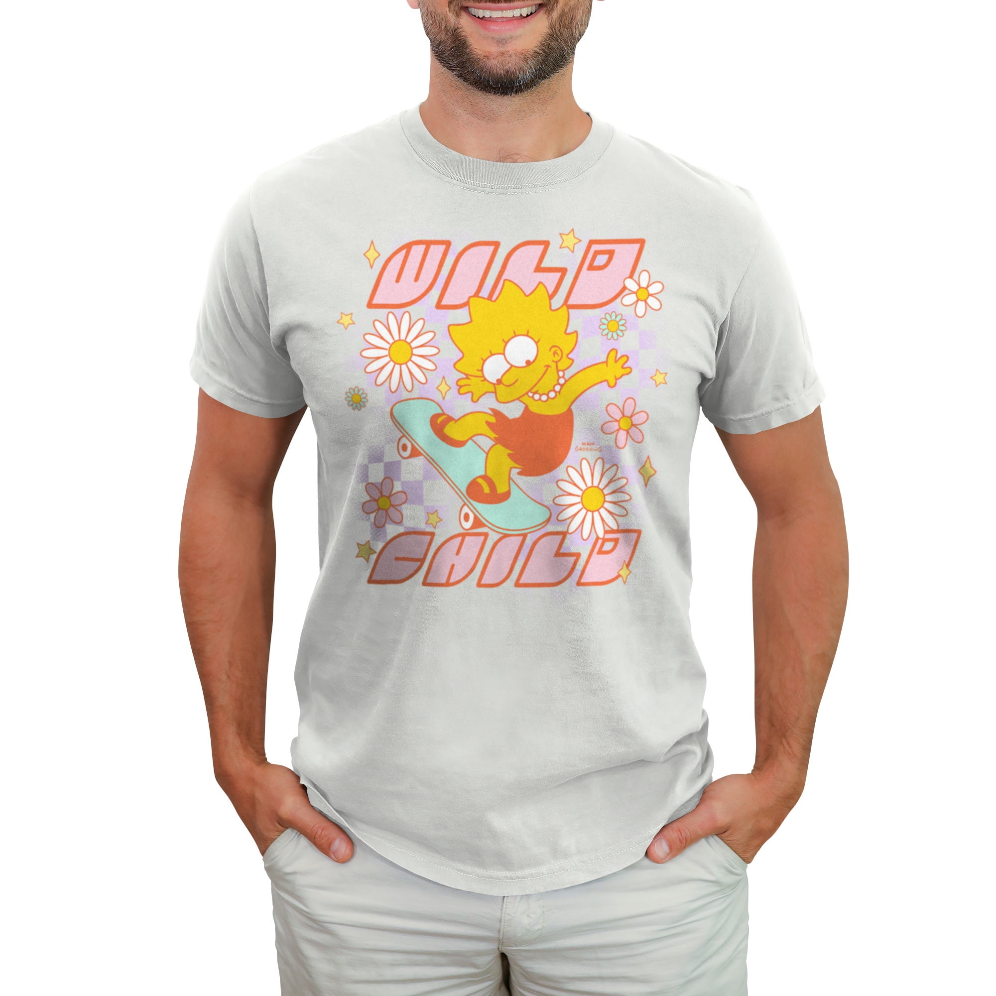 Men's The Simpsons Lisa Wild Child Graphic T-Shirt - Walmart.com