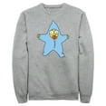 Men's The Simpsons Maggie Snow Suit Sweatshirt Athletic Heather Medium ...