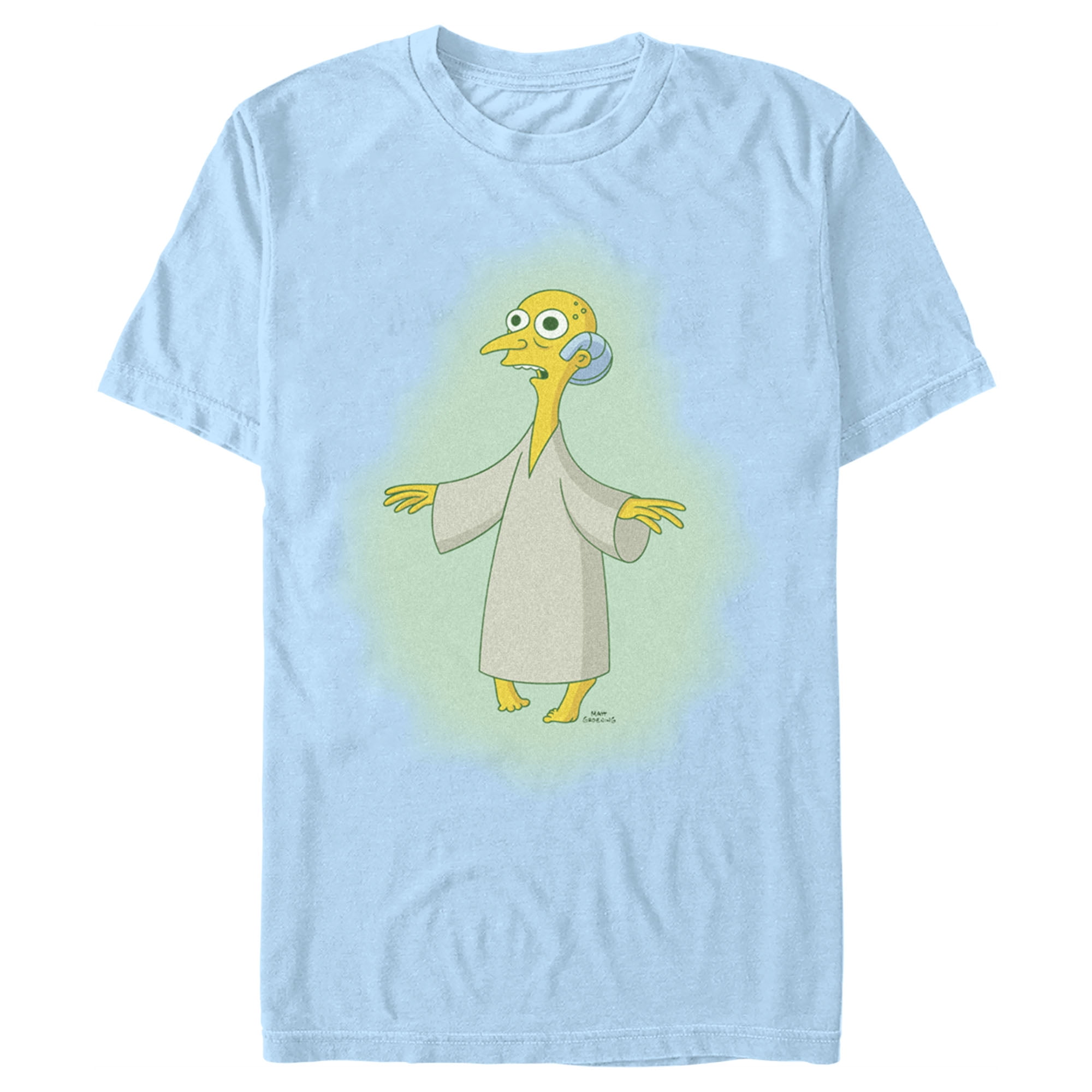 Men's The Simpsons Mr. Burns Alien Graphic Tee Light Blue 2X Large ...