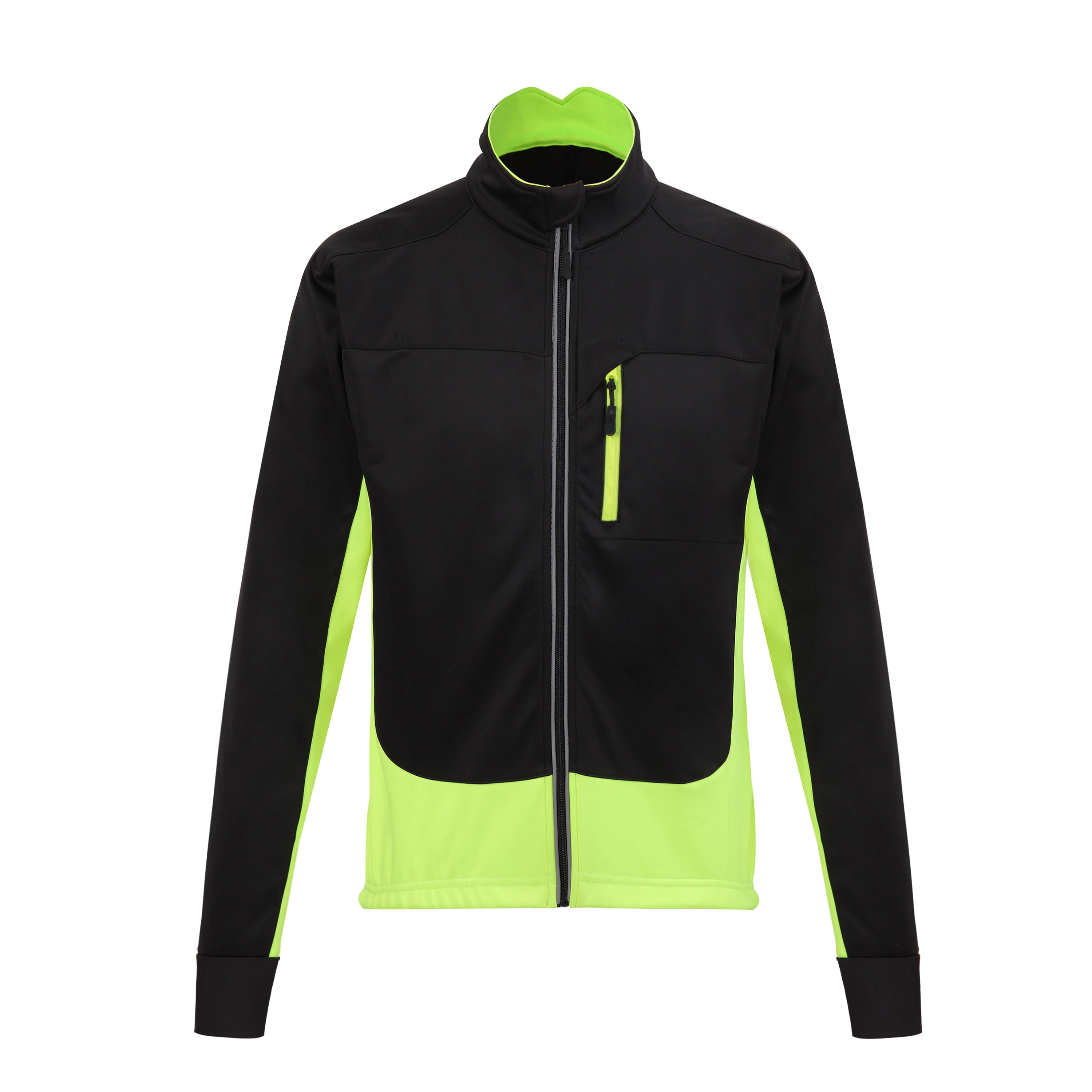 Men's Thermal Cycling Jacket Long Sleeve Snow Water Reflective ...