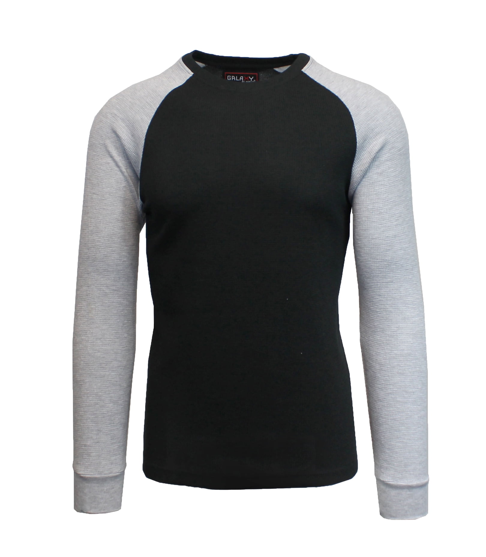 Galaxy Harvic Thermal Raglan Long Sleeve Soft Knit, T-Shirt (Men's ...