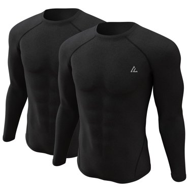 Reebok Men's Long Sleeve Base Layer Top - Walmart Business Supplies