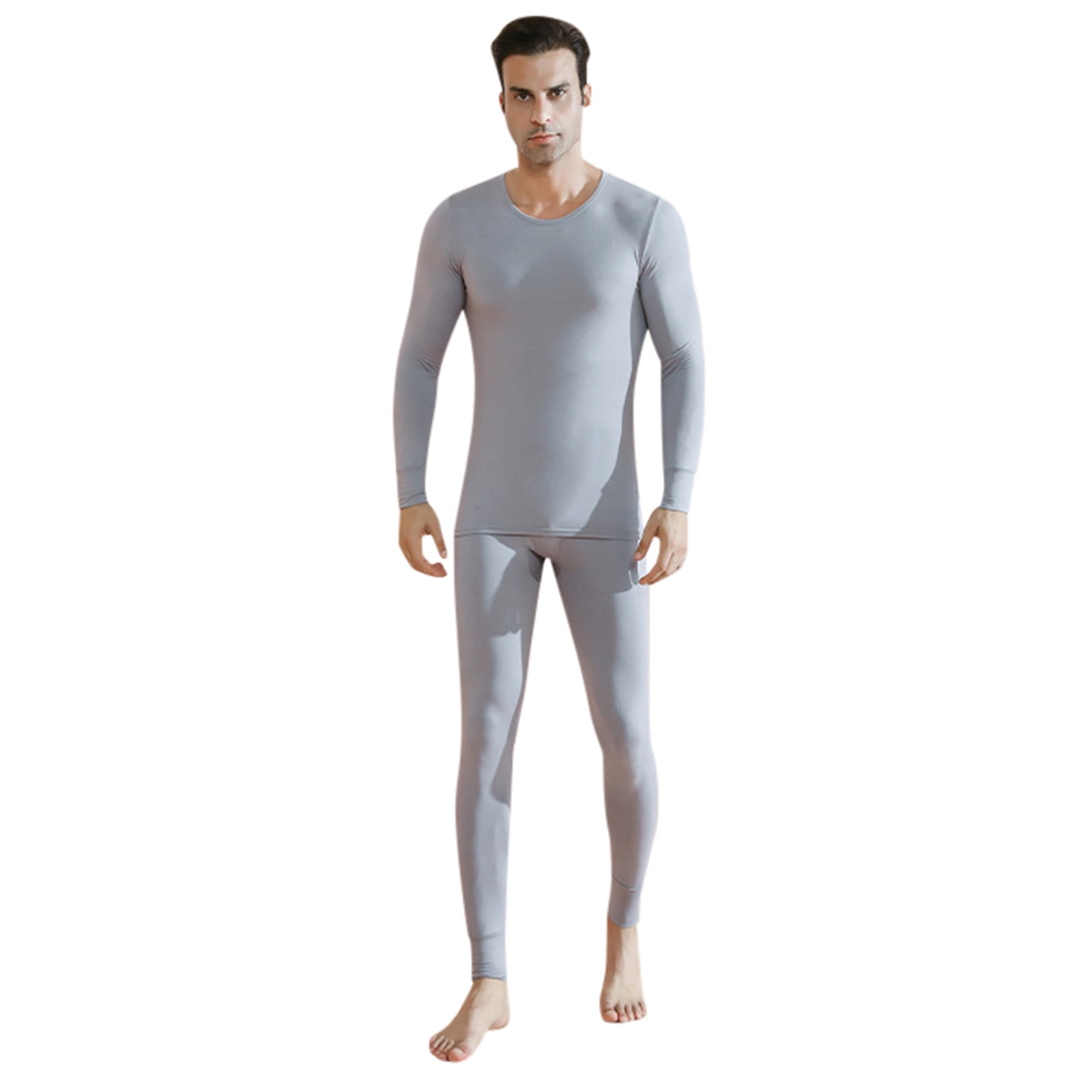 Men's Thermal Underwear Set Lined Base Layer Winter Cold Weather Gear ...