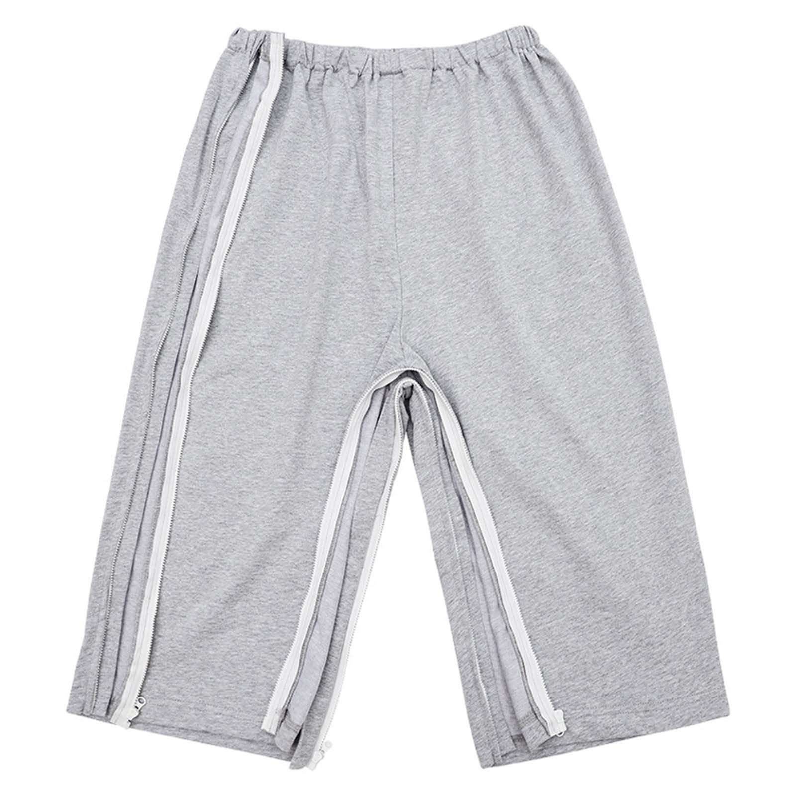 Men's Thin Zipper Crotch Pants - Paralyzed Bedridden Fracture Patient ...