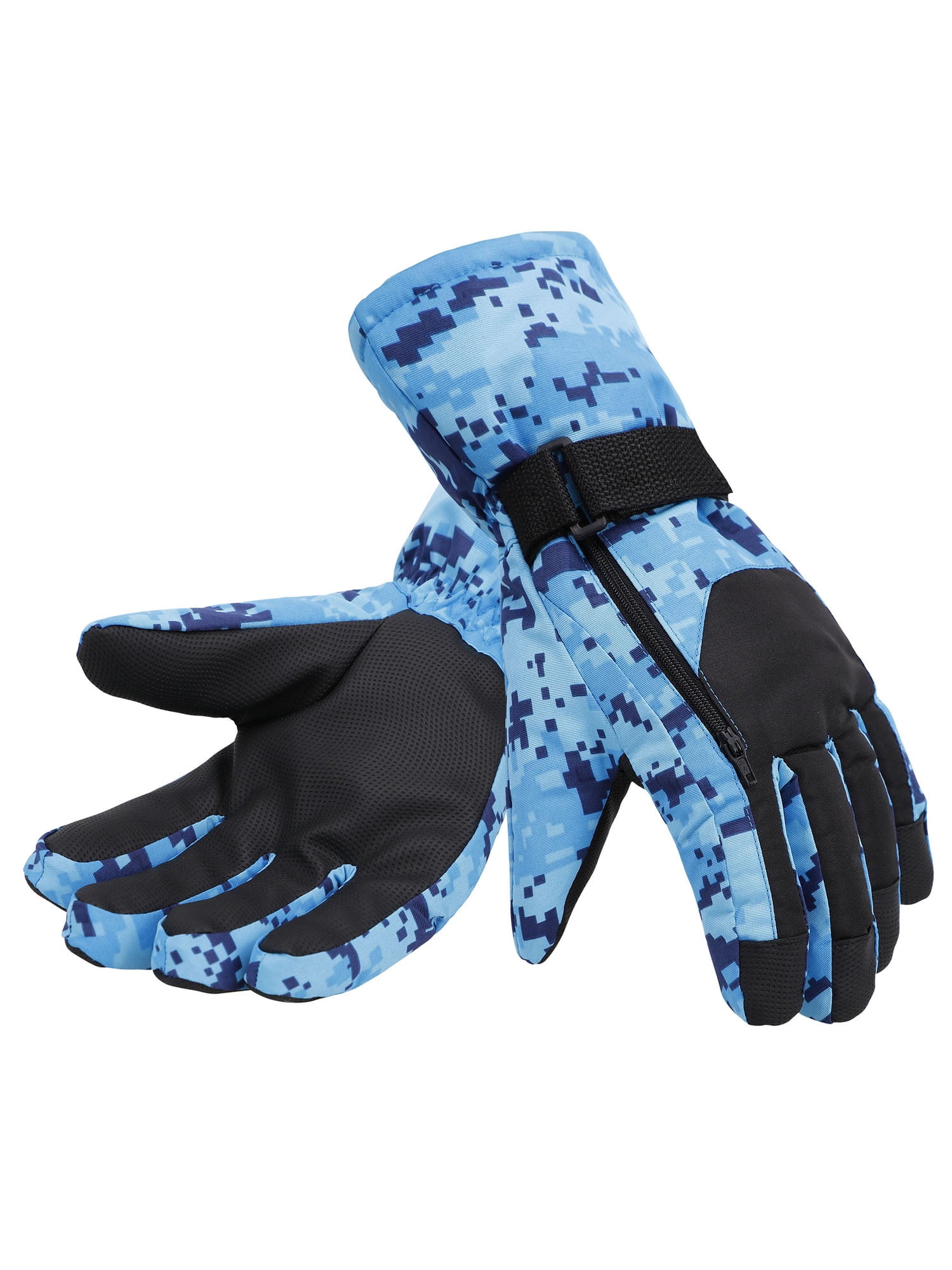 Men's Thinsulate Lined Waterproof Winter Ski Gloves - Walmart.com