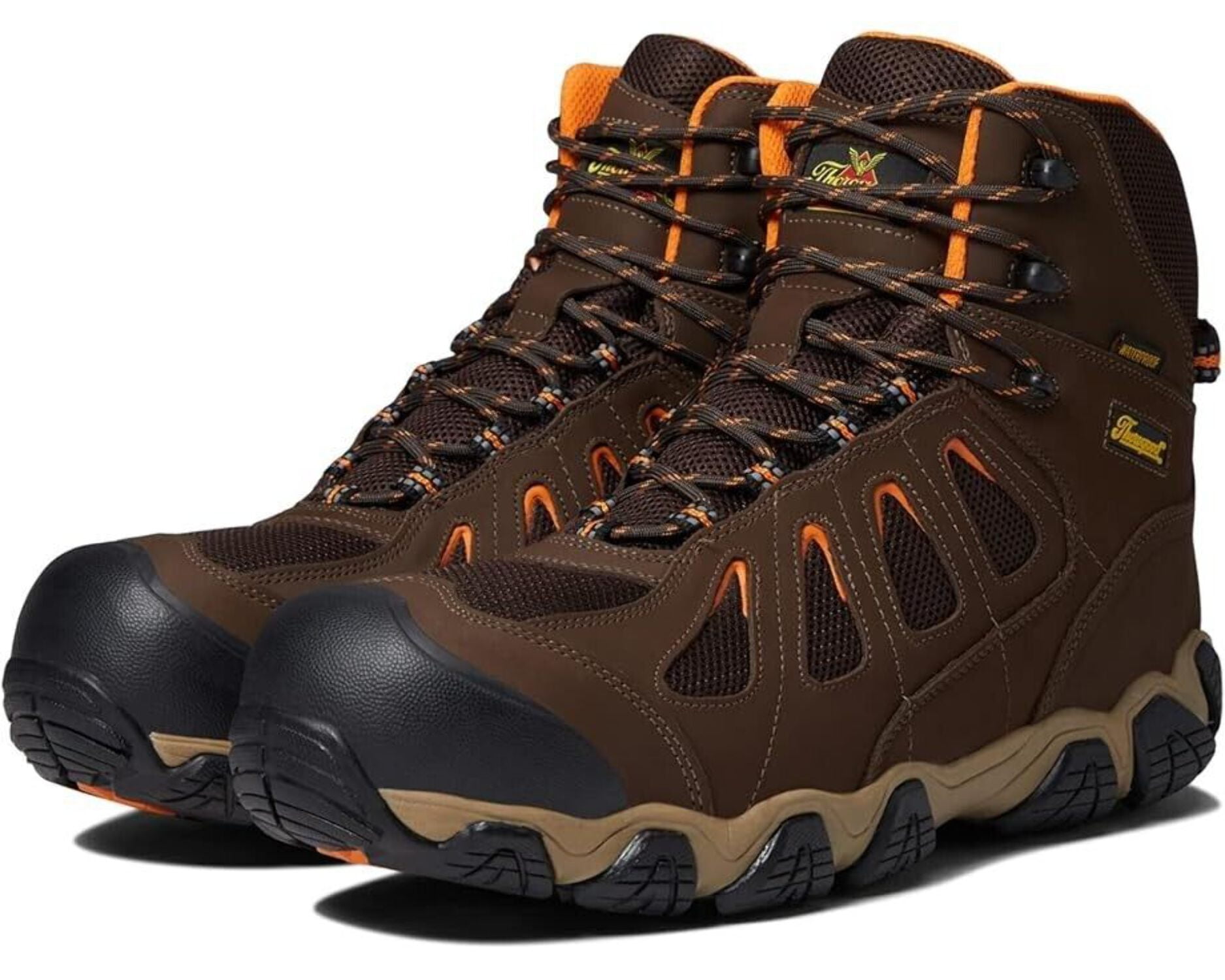 Thorogood Crosstrex 804-4296 Men's 8 Brown 6″ Waterproof Safety Toe ...