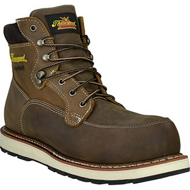 Men's Thorogood 6" Composite Toe WP Wedge Sole Moc Toe Work Boot 804 ...