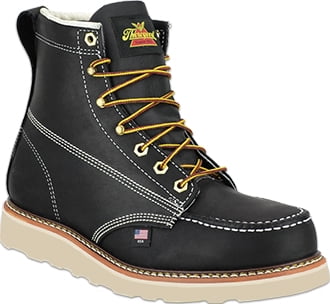 Thorogood Men's American Heritage 6 inch Black Work Boot 814-6201 ...