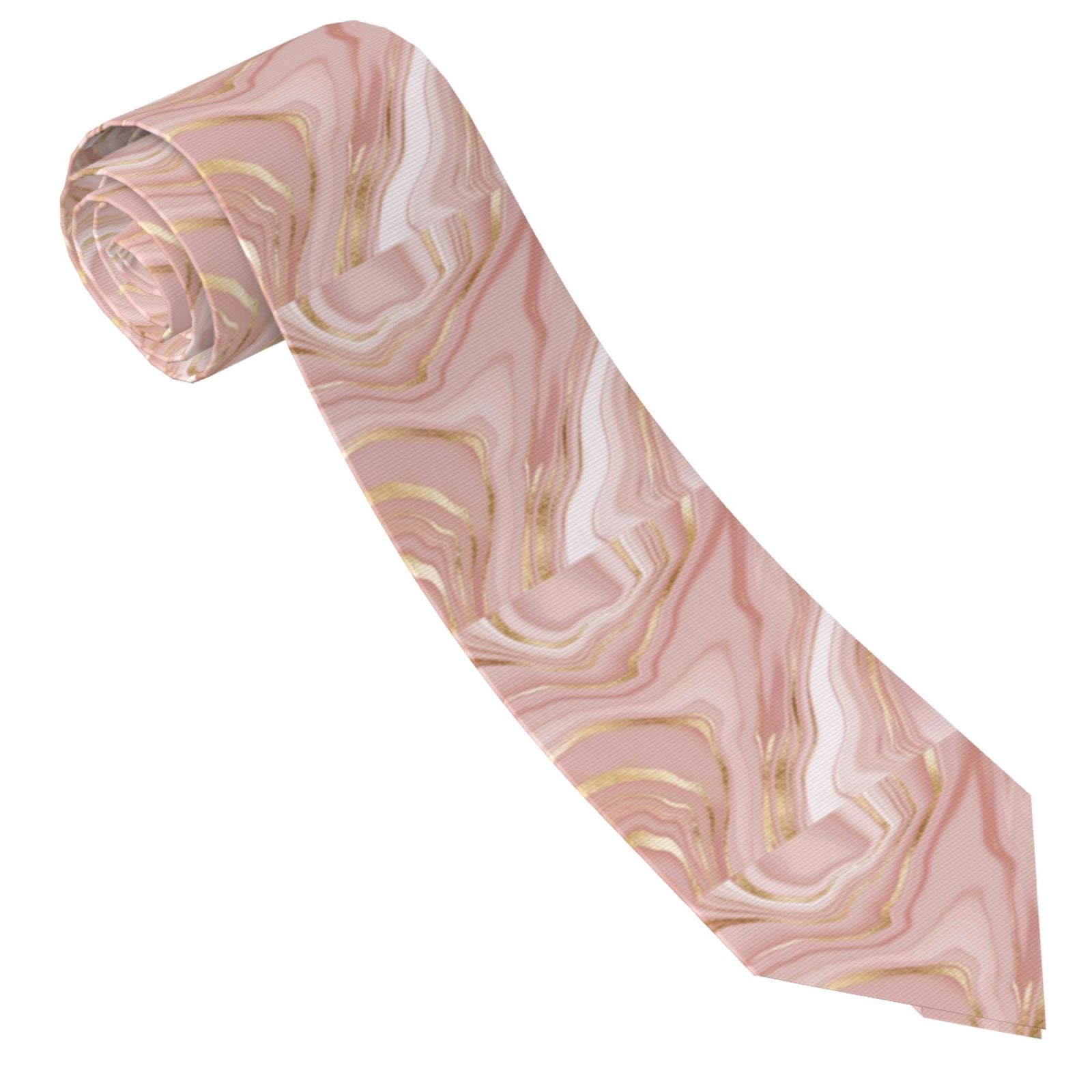 Men's Ties, Rose Gold Glitter Splatter Satin Ties for Men, Mens Formal ...